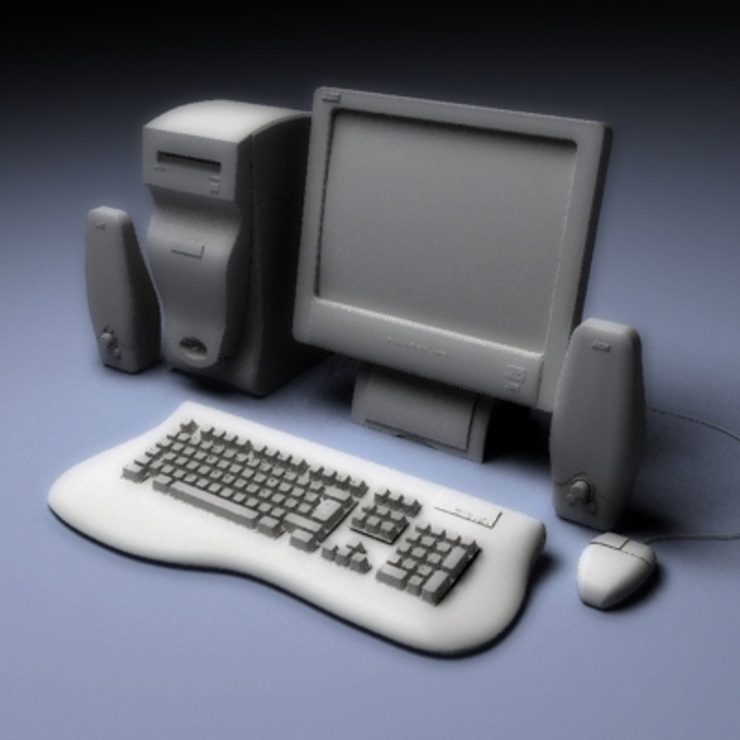 Home Computer Pc Keyboard 3d Model