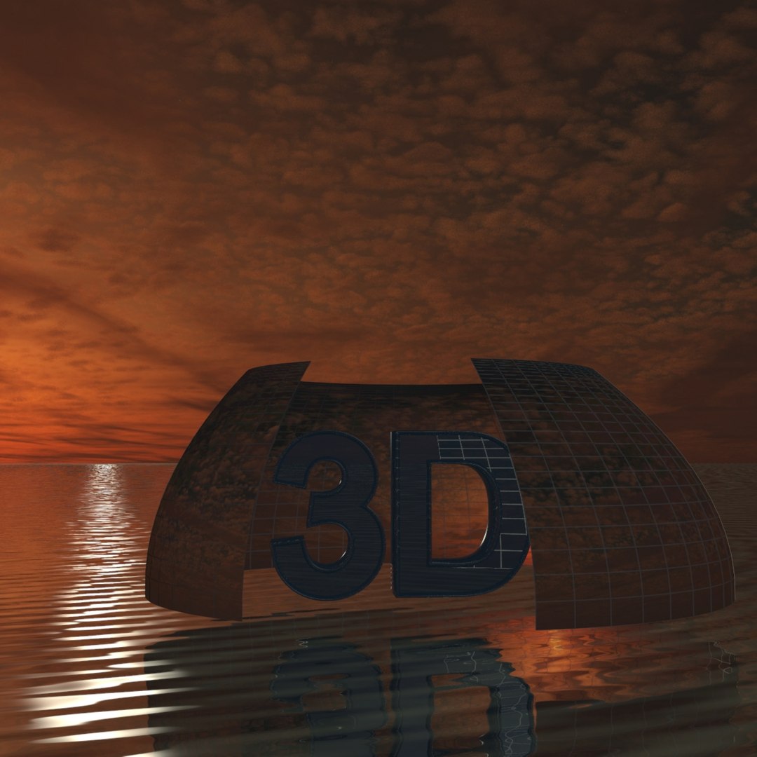 3d Obj Sky Clouds