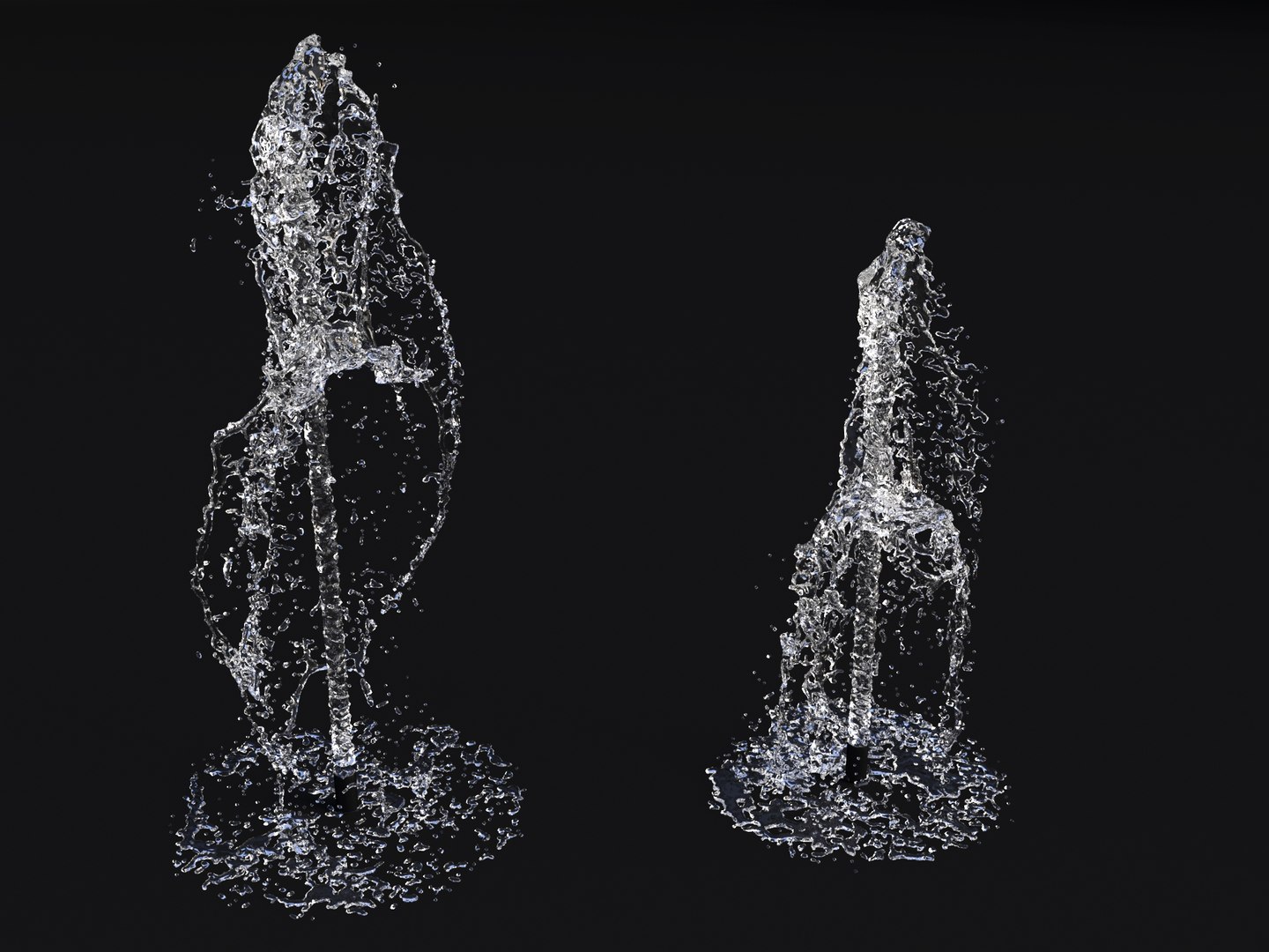 Animated Water Elements 3D Model - TurboSquid 2195688