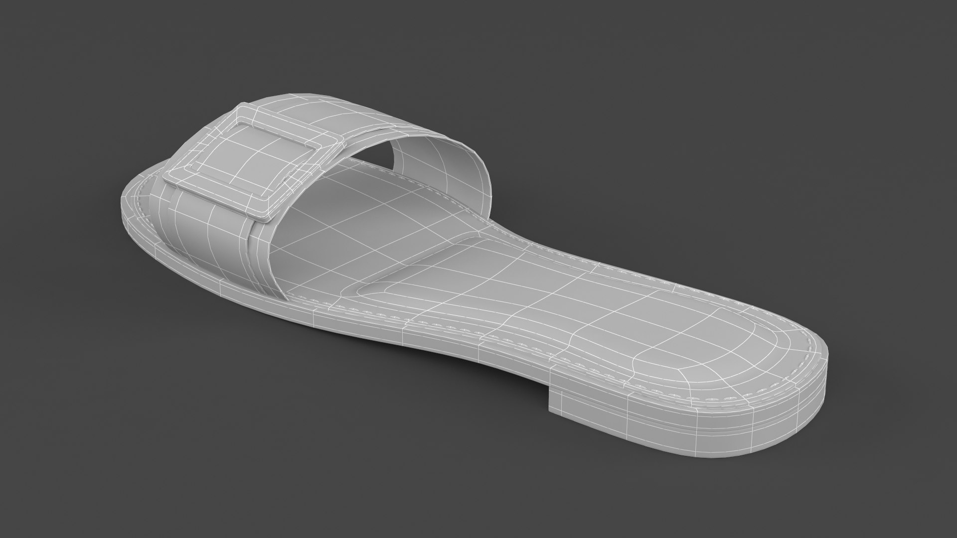 Women Slide Sandal 3D - TurboSquid 2100370