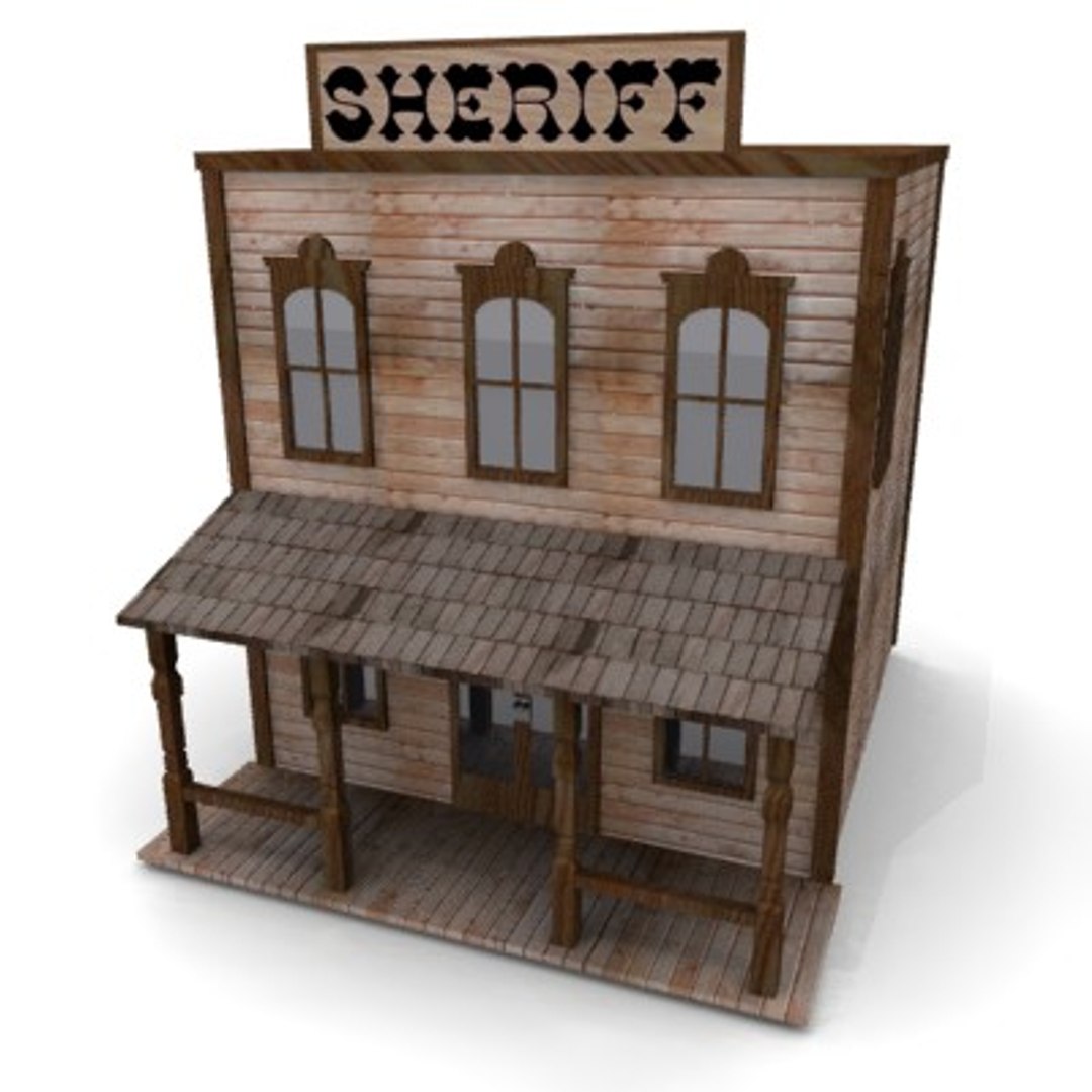 3d western house