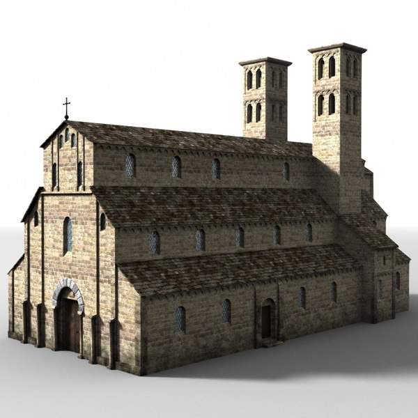 lightwave medieval church
