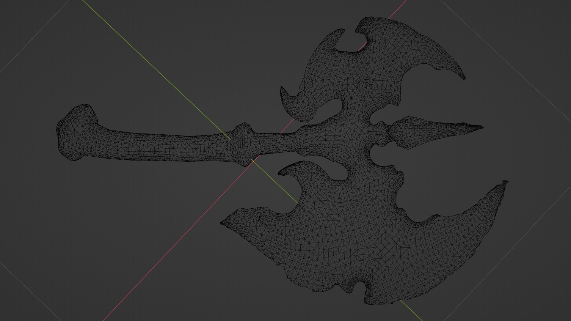 3D Crystal Axe - TurboSquid 2335736