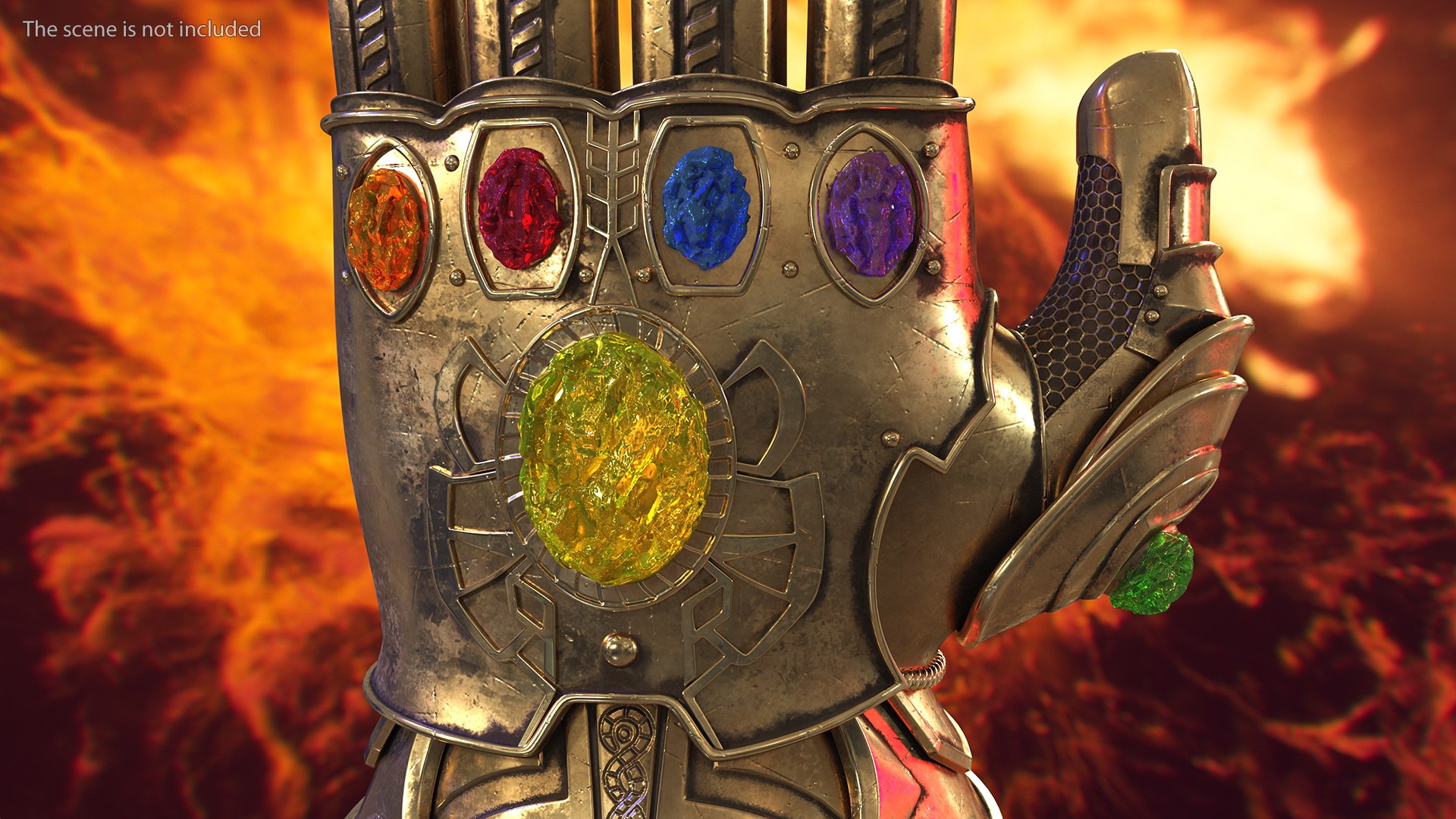 Infinity Gauntlet Rigged 3D model - TurboSquid 1891142