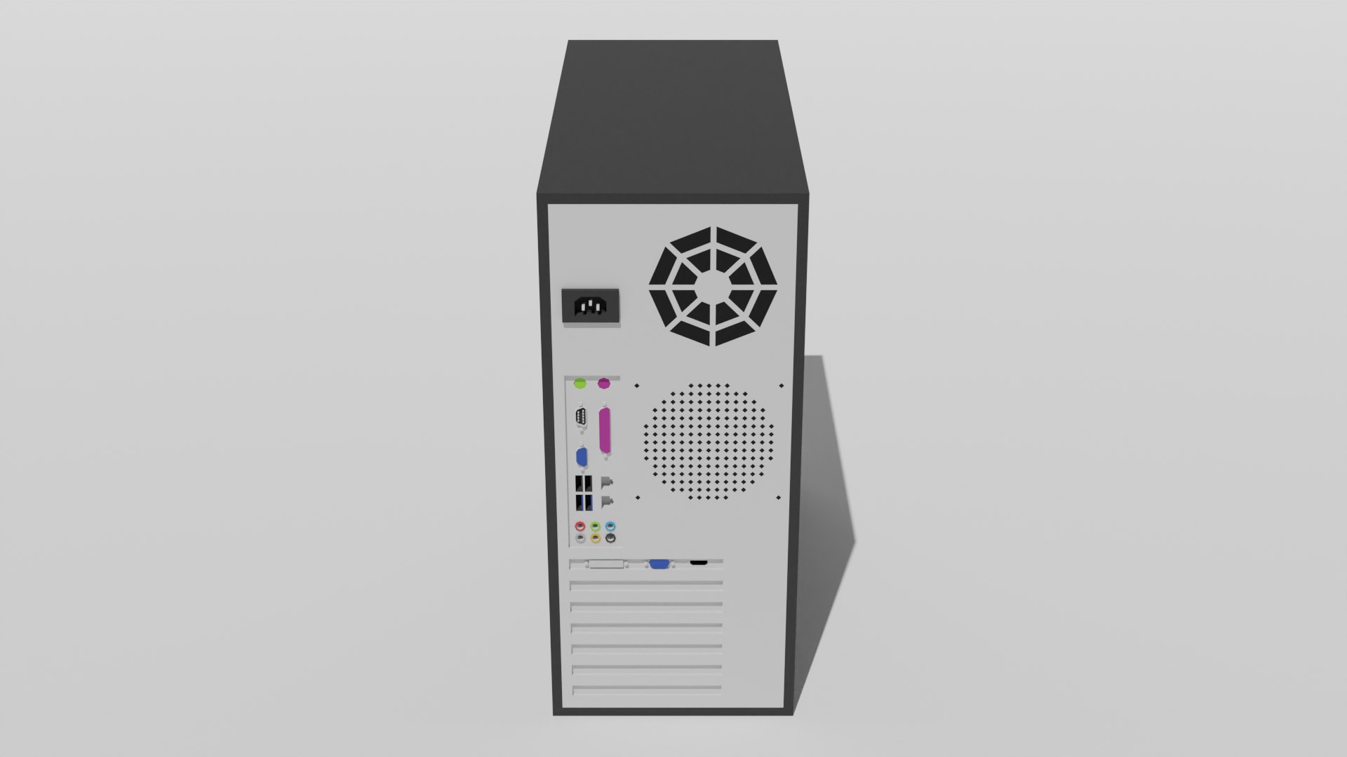 Low Poly Basic Computer Set model - TurboSquid 2180959
