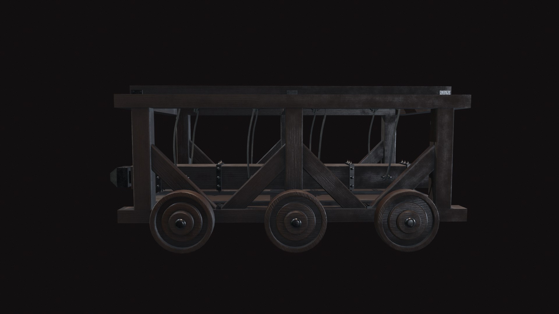 Medieval Battering Ram 02 New Model - TurboSquid 2318890