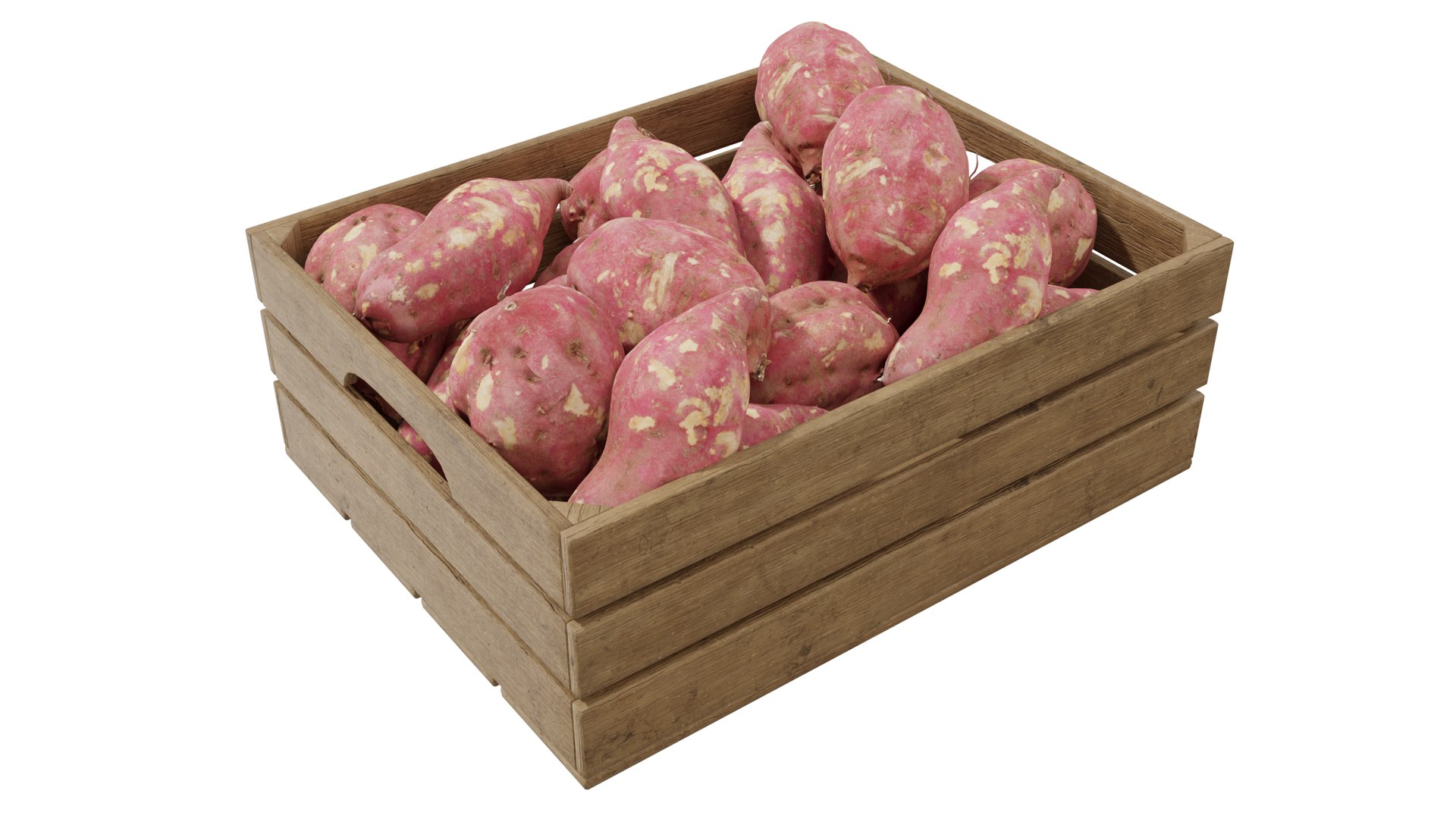 3D Sweet Potato Crates - TurboSquid 1967176