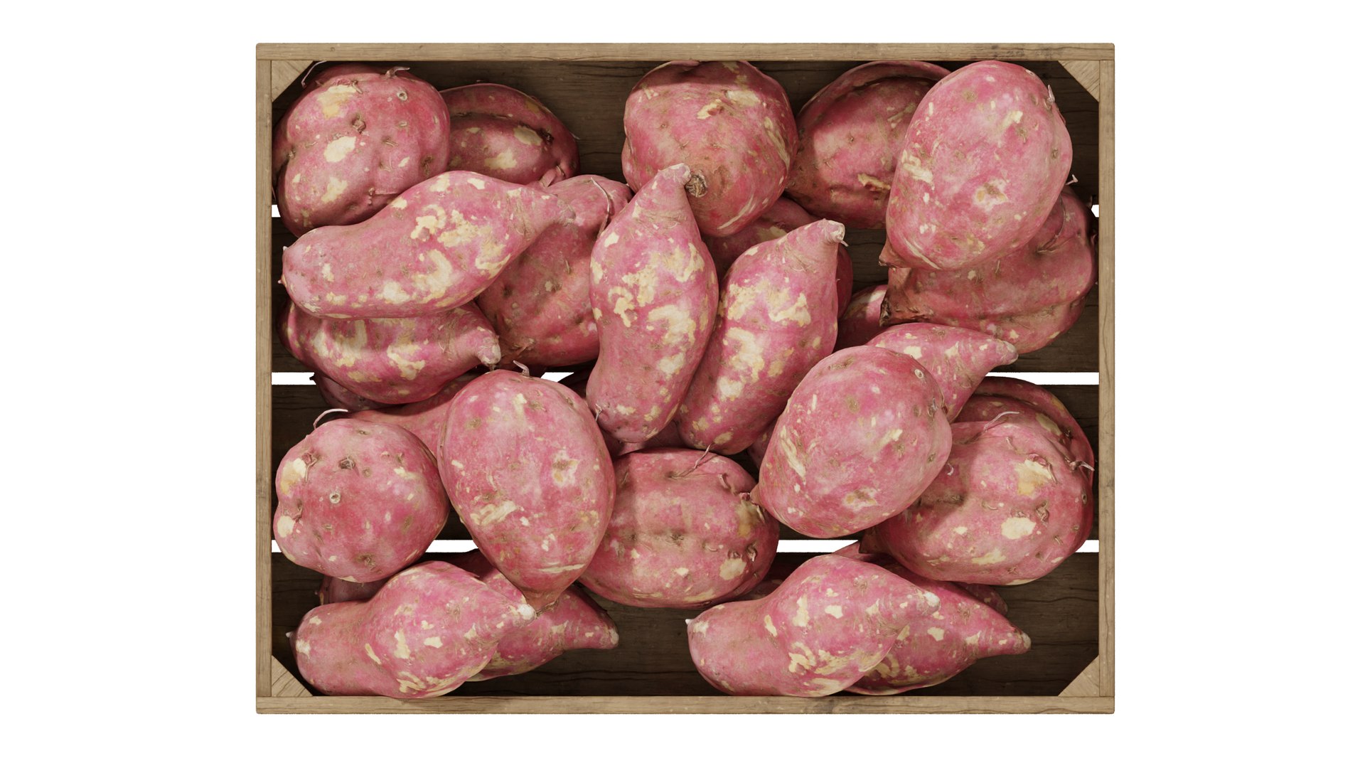 3D Sweet Potato Crates - TurboSquid 1967176