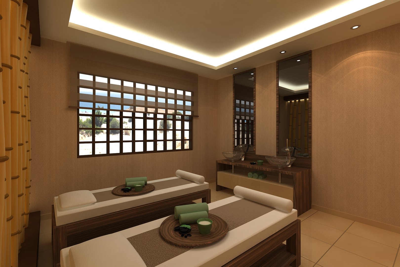 3D Model Scene Spa Massage - TurboSquid 1292184