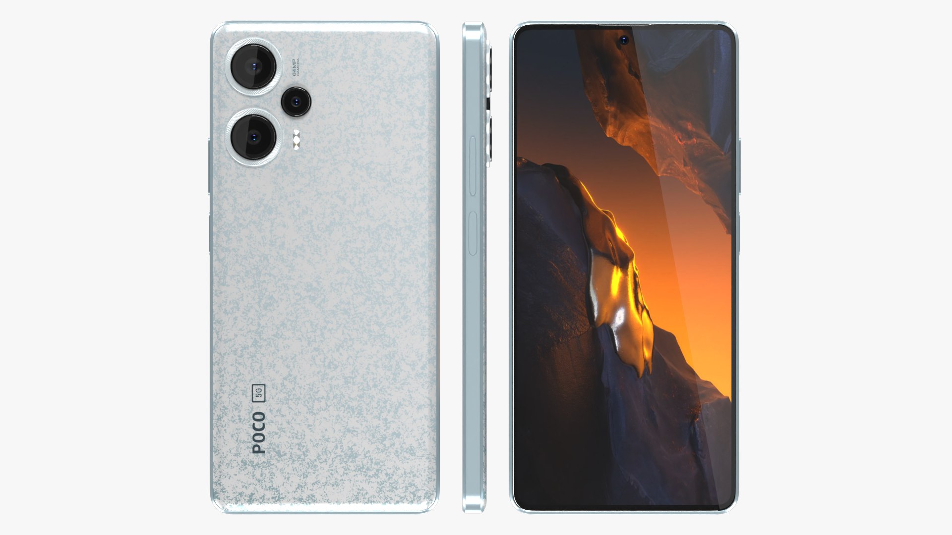 3D POCO F5 White - TurboSquid 2070260