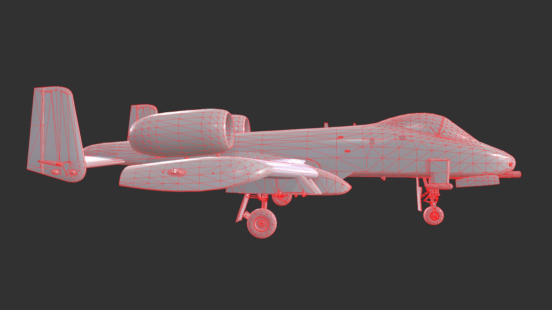 3D A-10 Aircraft - TurboSquid 1906757
