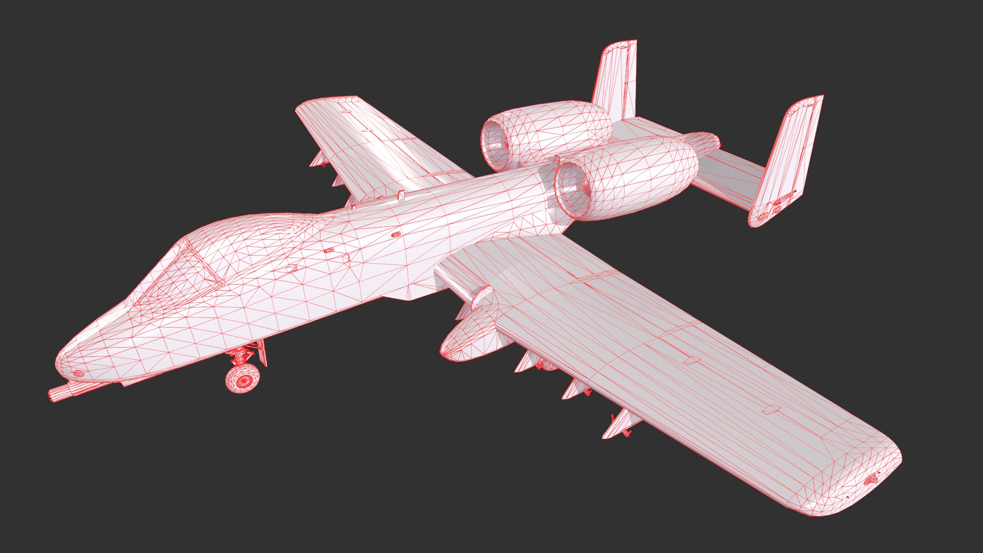 3D A-10 Aircraft - TurboSquid 1906757