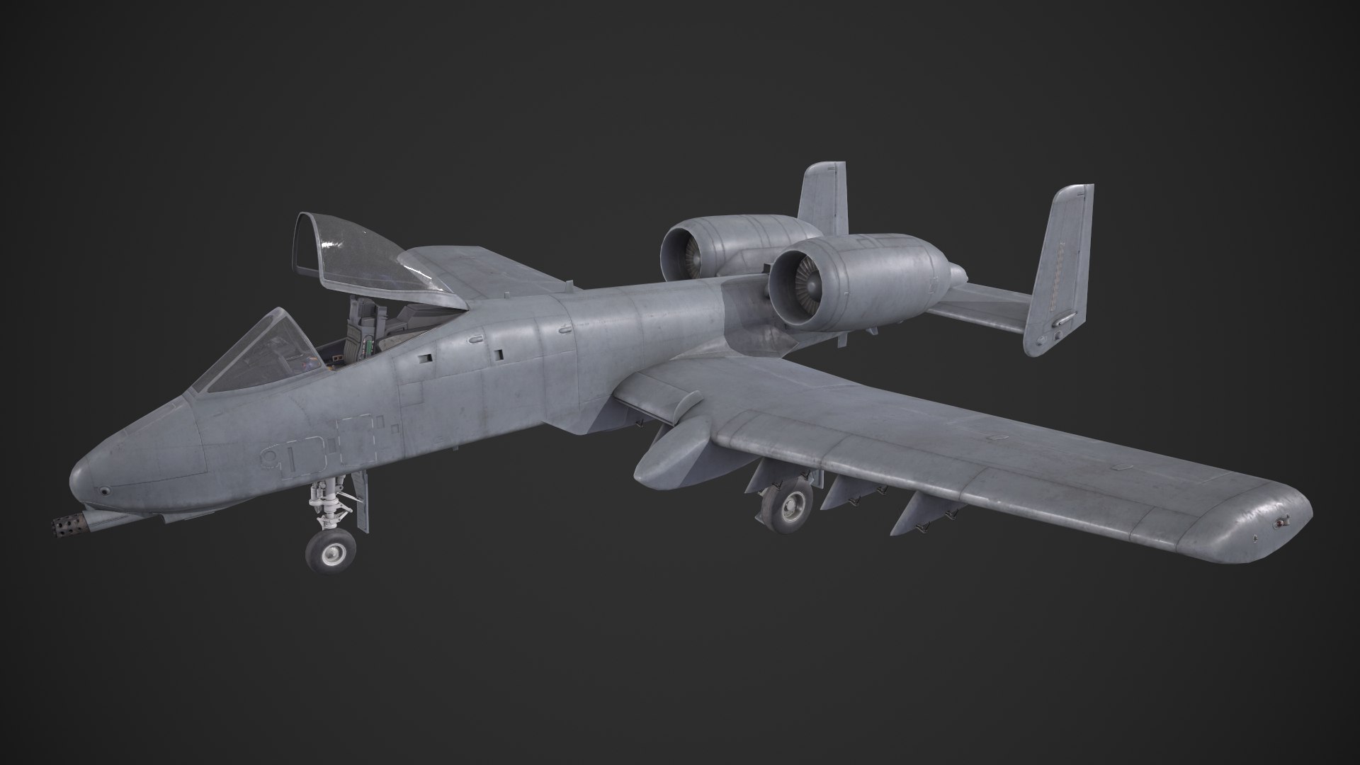 3D A-10 Aircraft - TurboSquid 1906757