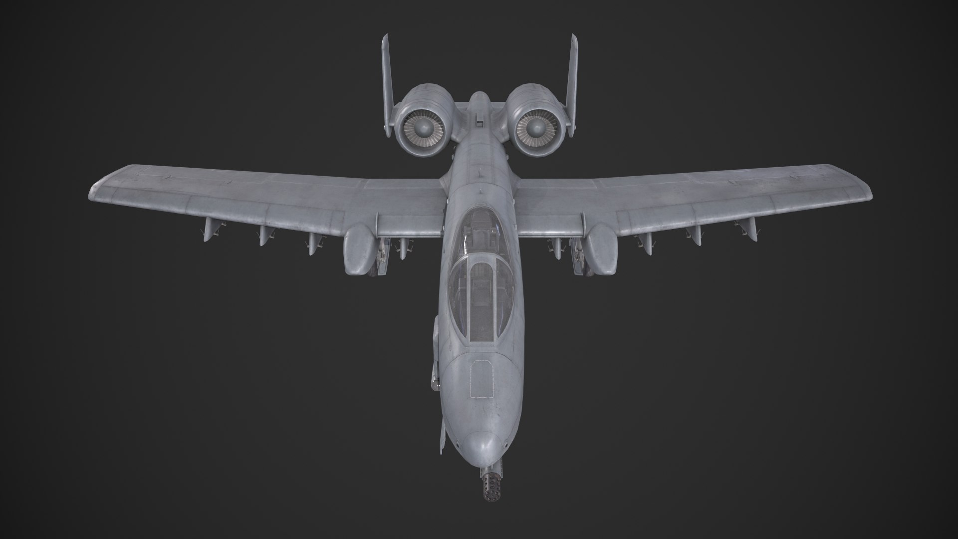3D A-10 Aircraft - TurboSquid 1906757