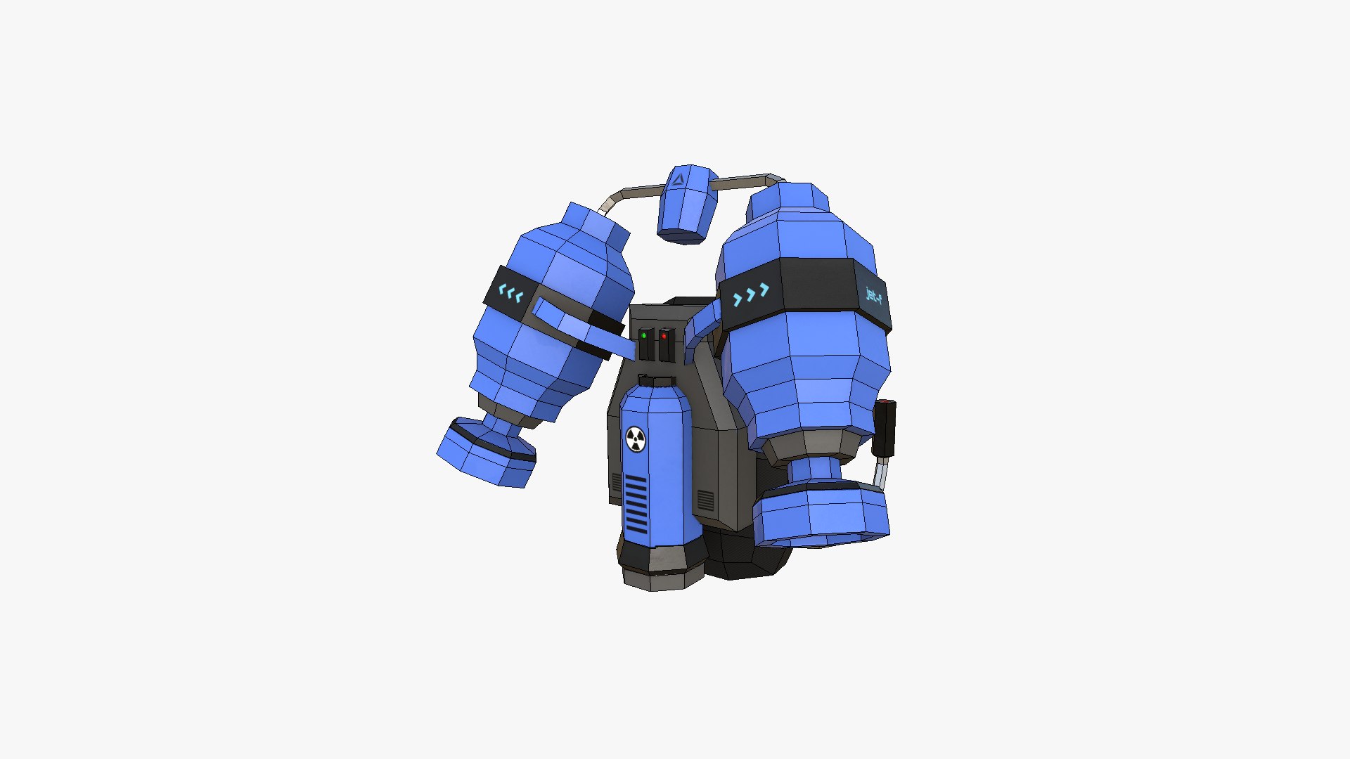 Jetpack Low Poly F03 - SciFi Character Design 3D Model - TurboSquid 2255468