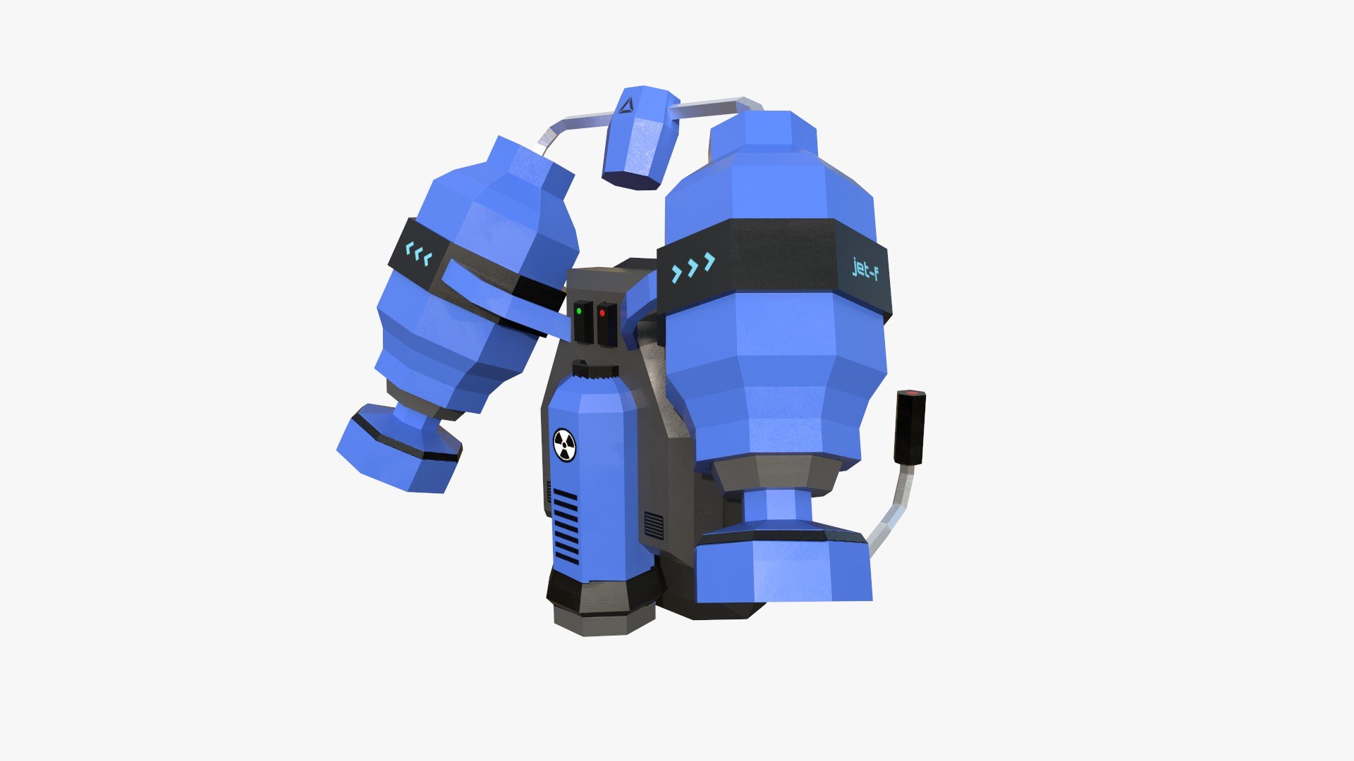 Jetpack Low Poly F03 - SciFi Character Design 3D Model - TurboSquid 2255468