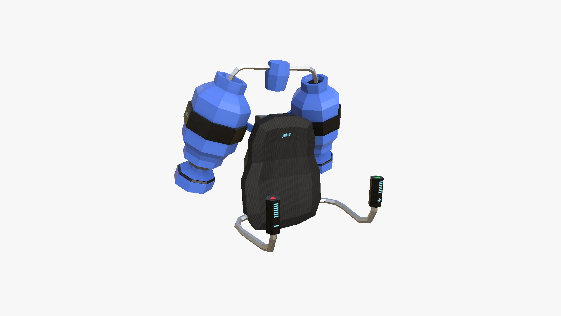 Jetpack Low Poly F03 - SciFi Character Design 3D Model - TurboSquid 2255468