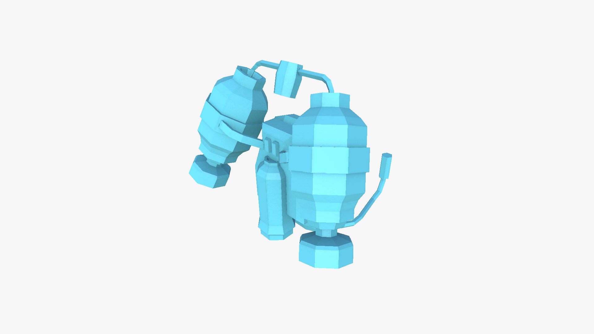 Jetpack Low Poly F03 - SciFi Character Design 3D Model - TurboSquid 2255468