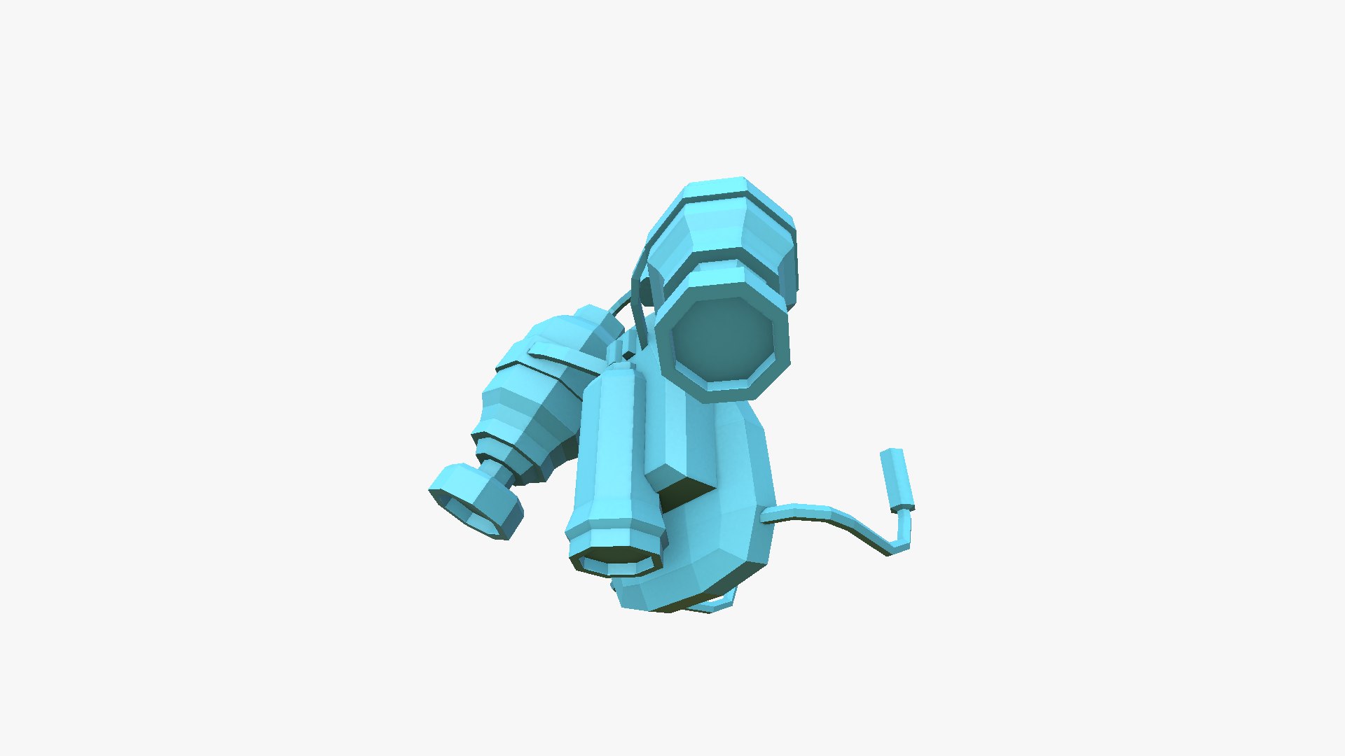 Jetpack Low Poly F03 - SciFi Character Design 3D Model - TurboSquid 2255468