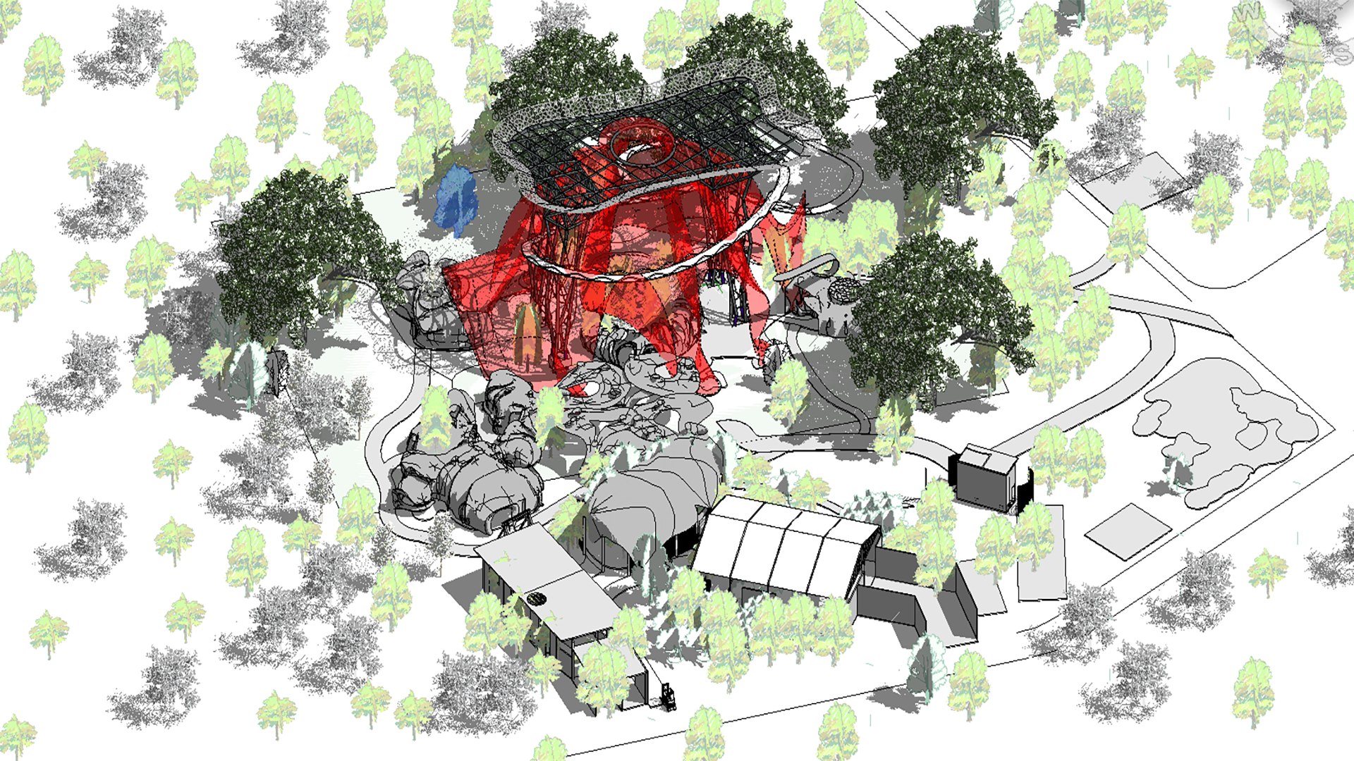 Revit BIM Rhinoceros 7 Model Organic Skyscraper 3D Model - TurboSquid ...