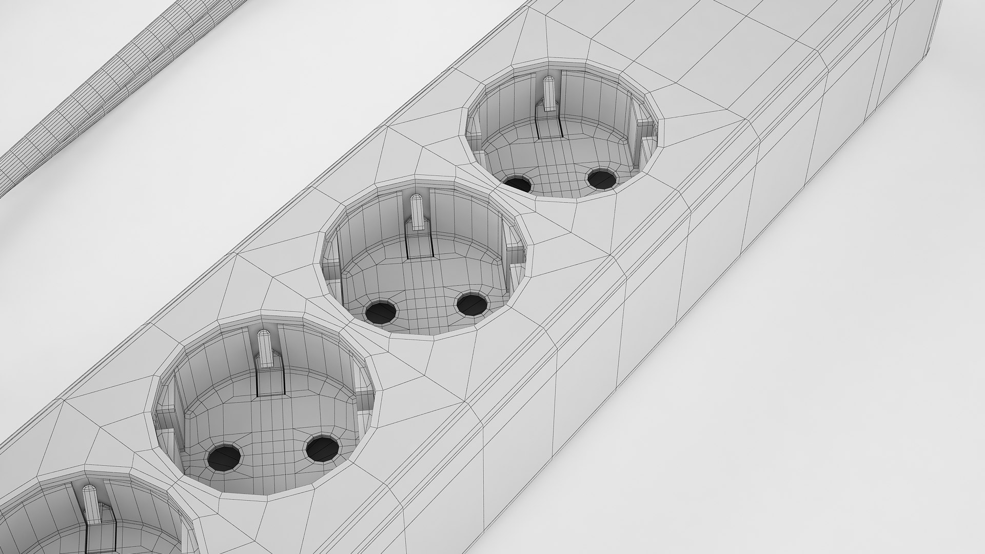 Power Strip Outlet 3D Model - TurboSquid 1482406