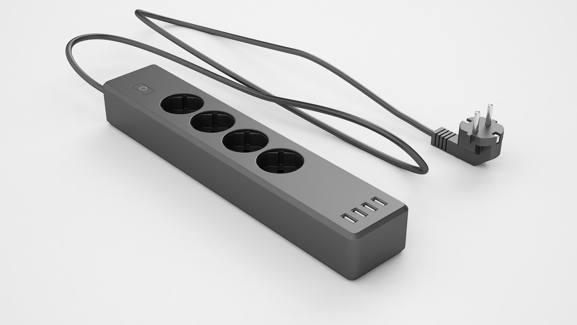 Power Strip Outlet 3D Model - TurboSquid 1482406