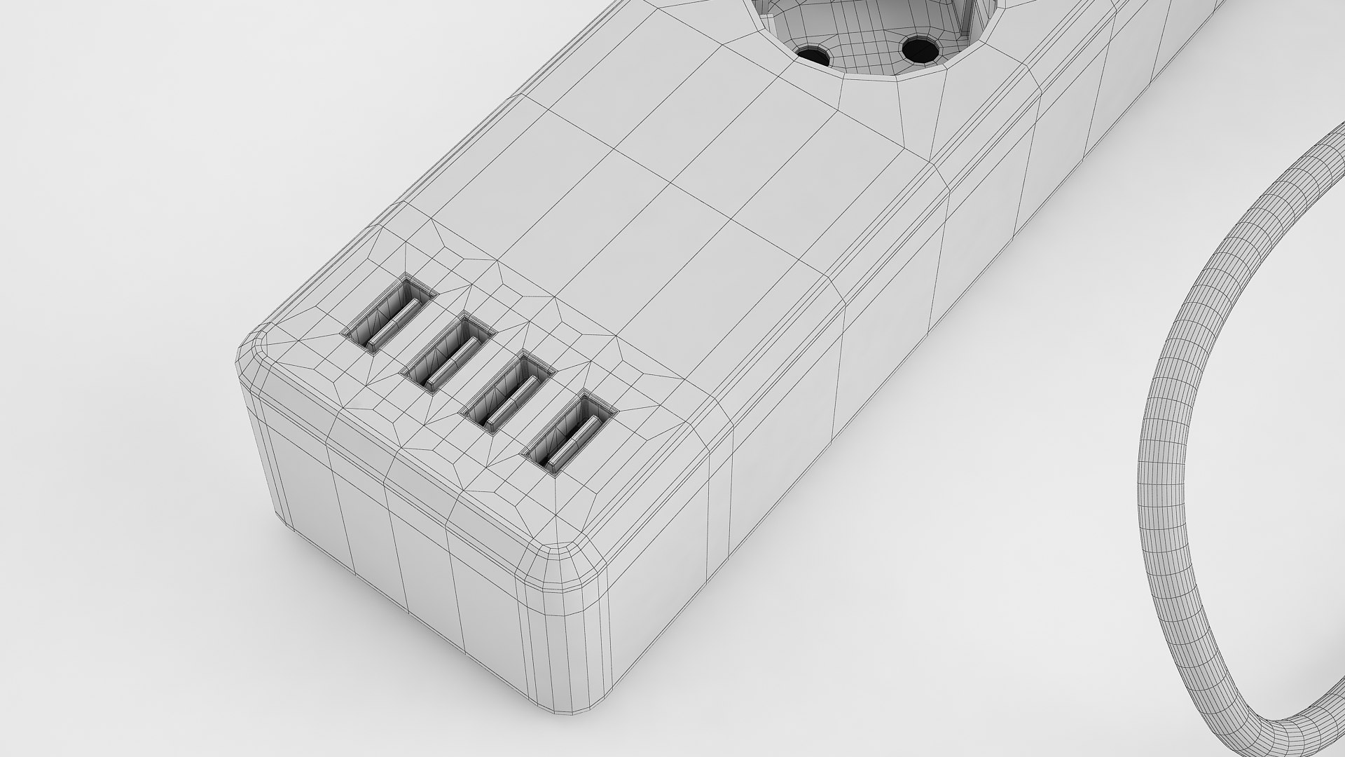 Power Strip Outlet 3D Model - TurboSquid 1482406