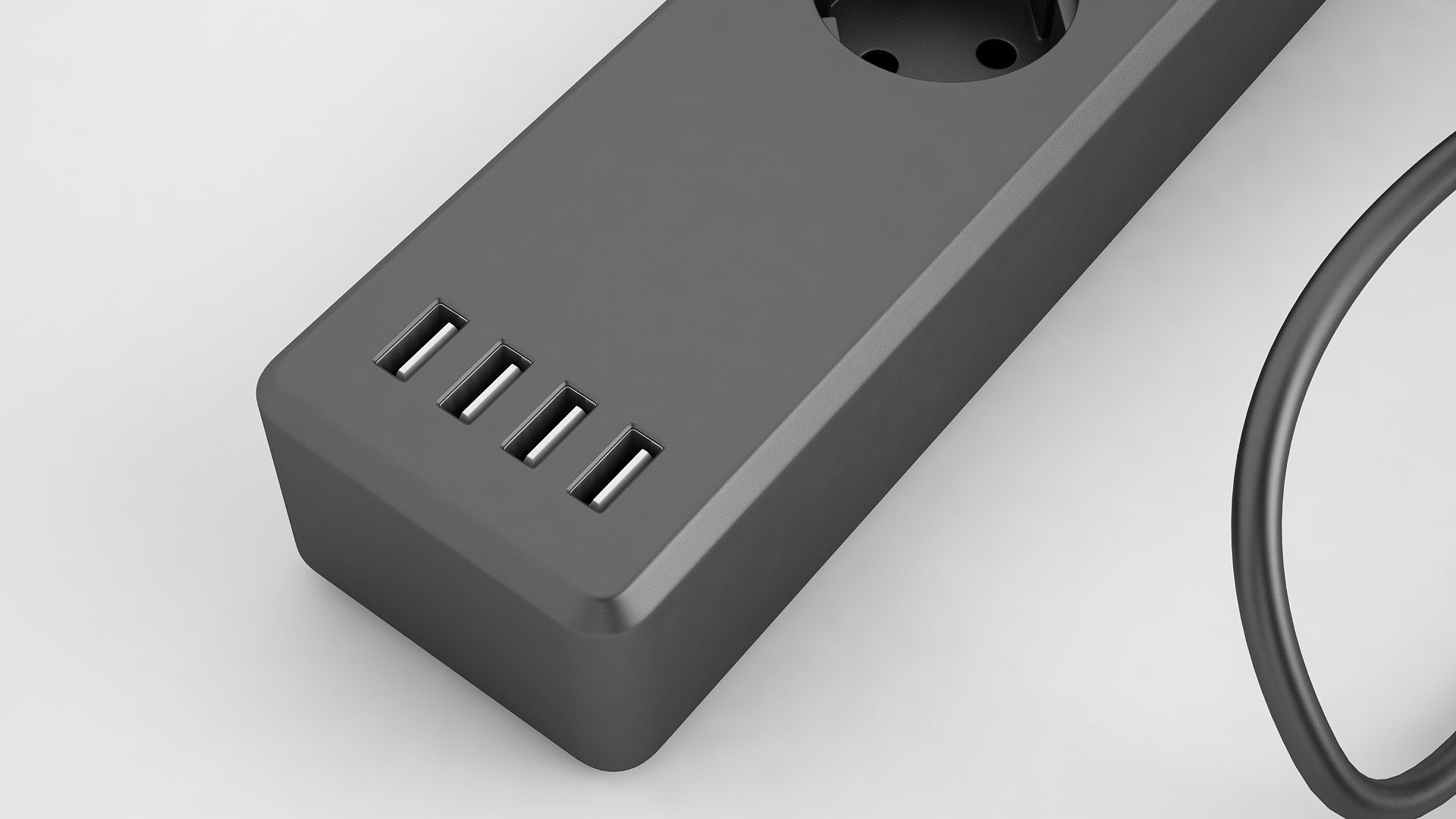 Power Strip Outlet 3D Model - TurboSquid 1482406