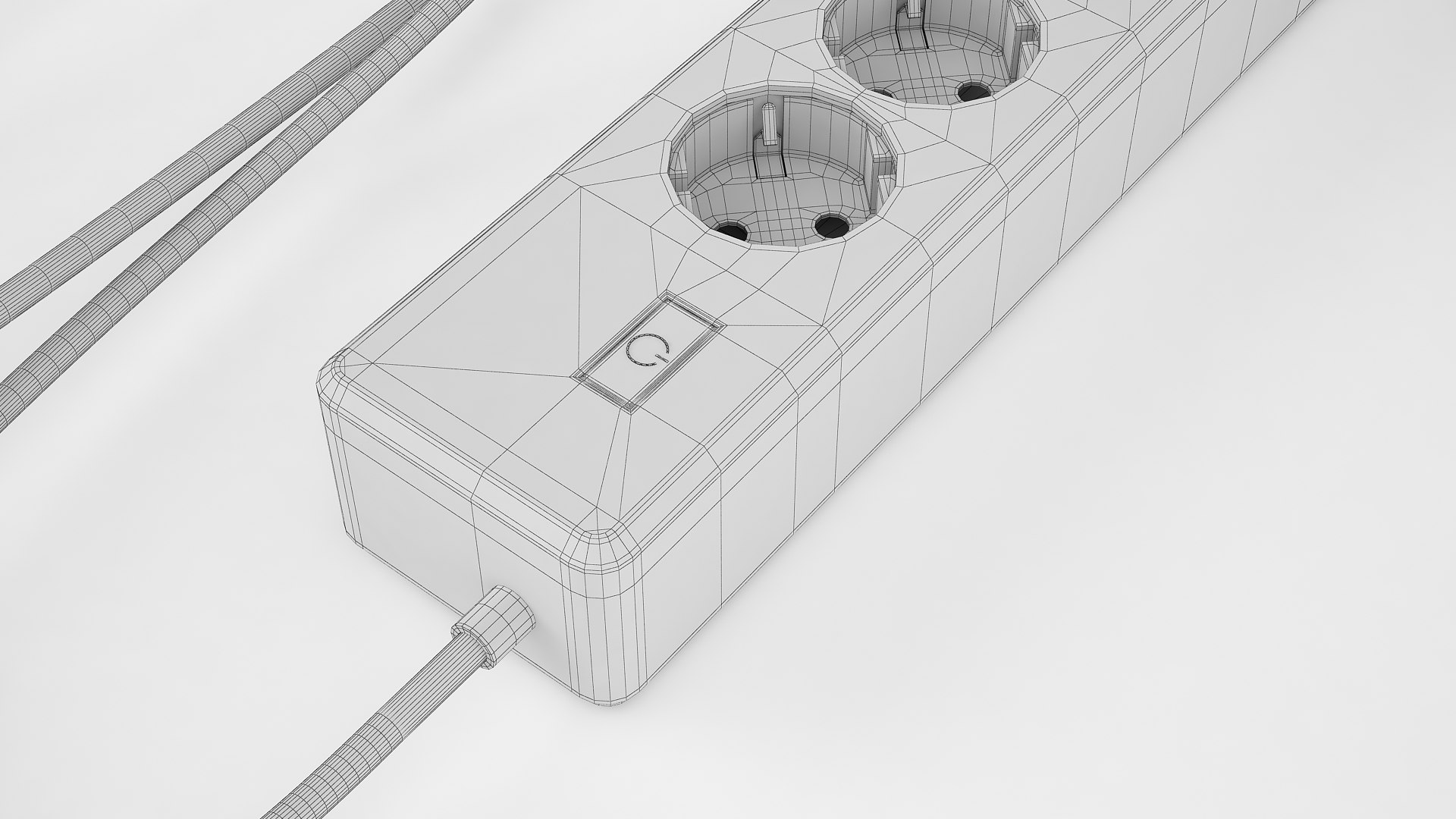 Power Strip Outlet 3D Model - TurboSquid 1482406