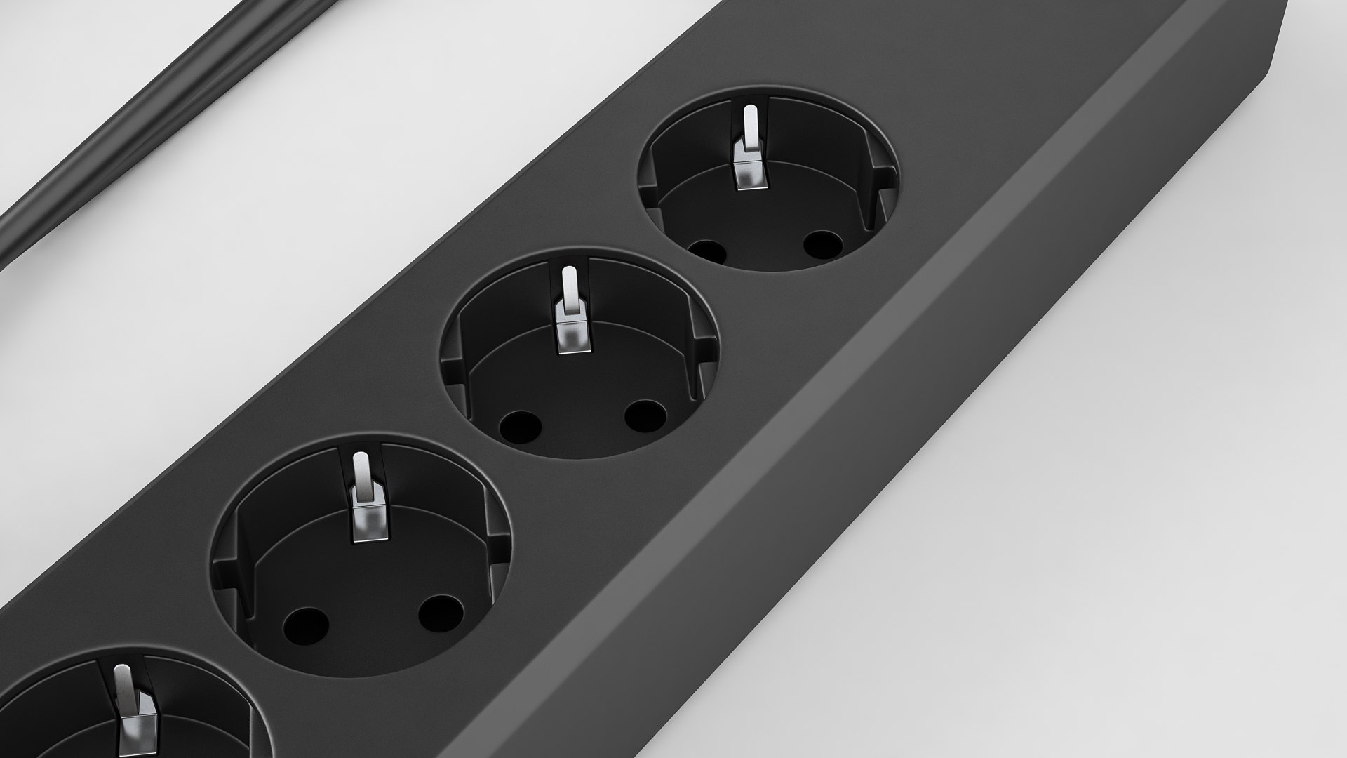 Power Strip Outlet 3D Model - TurboSquid 1482406