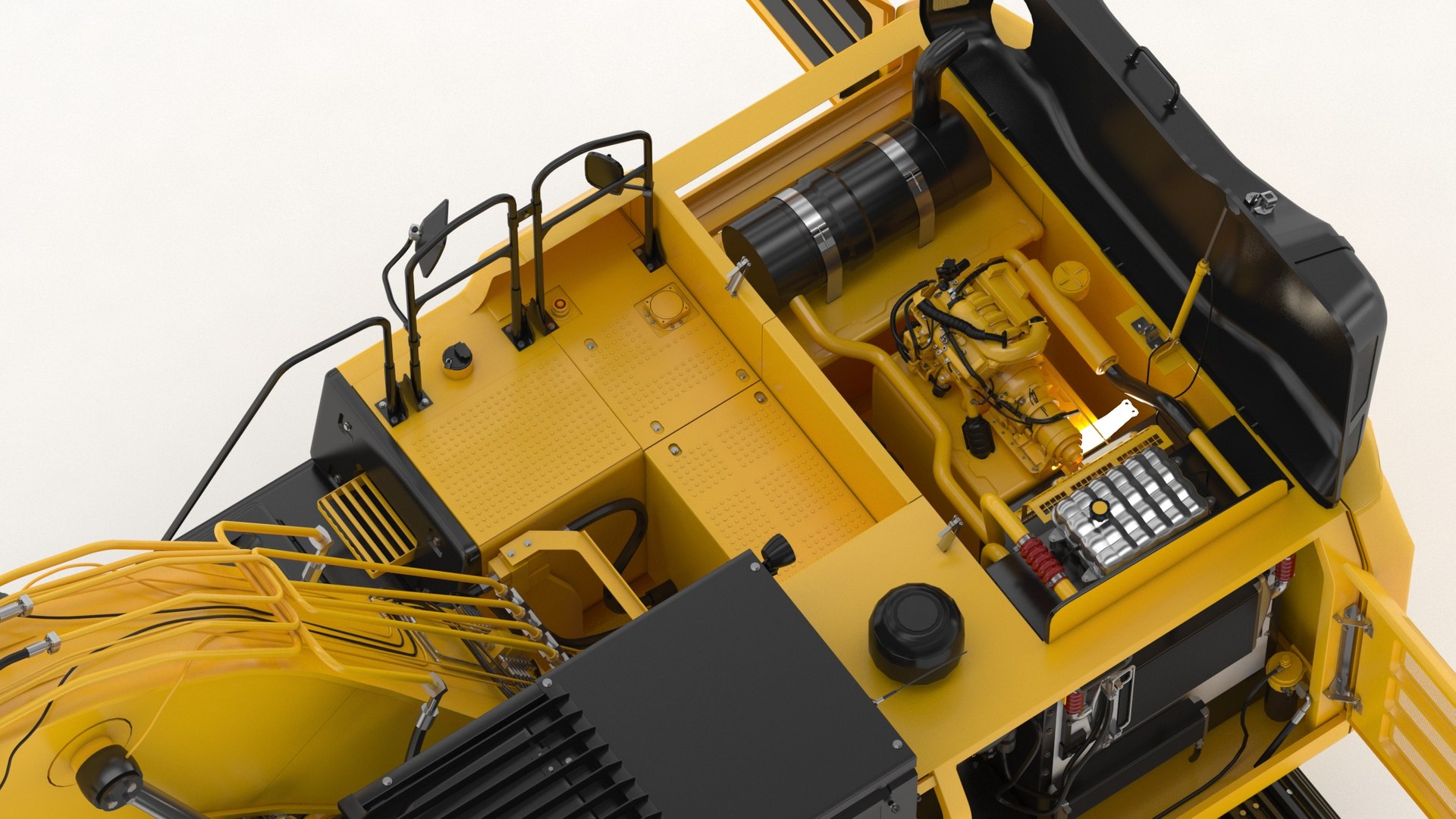 3D model Crawler Excavator Generic 07 - TurboSquid 2053802