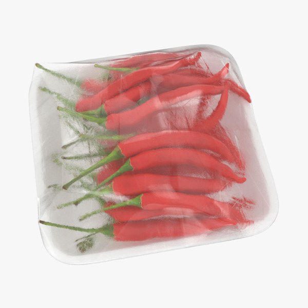 modelo 3d Paquete de chiles picantes - TurboSquid 2398107
