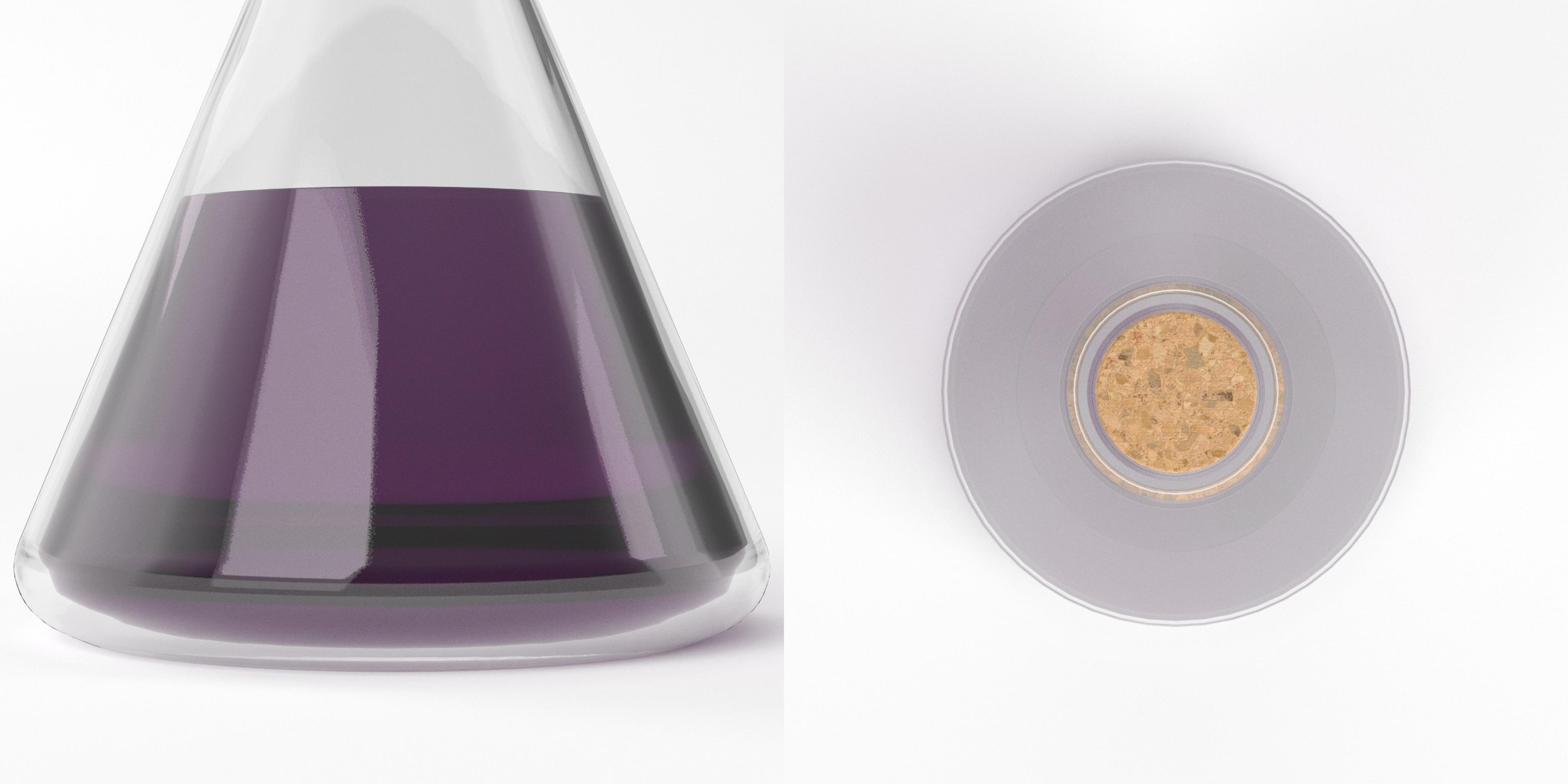 Conical potion flask 3D model - TurboSquid 1480210