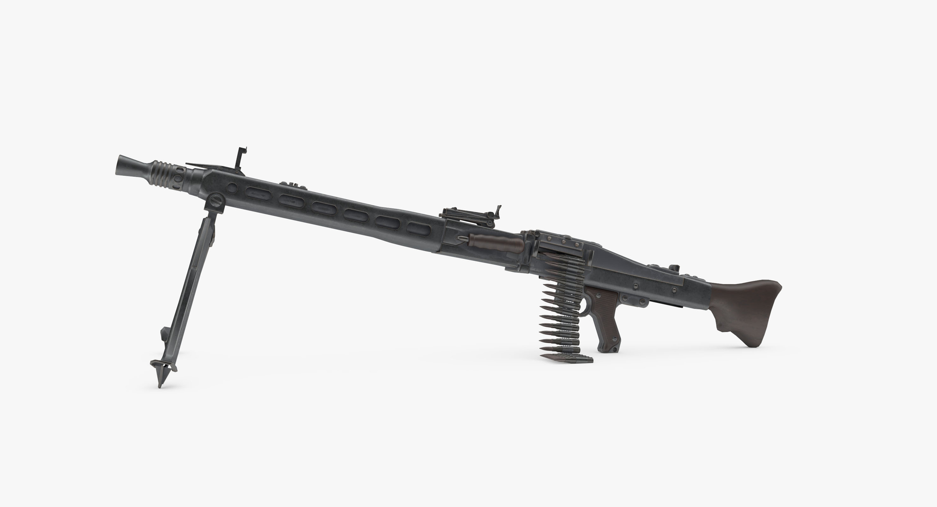 3D MG-42 Machine Gun Model - TurboSquid 2321253
