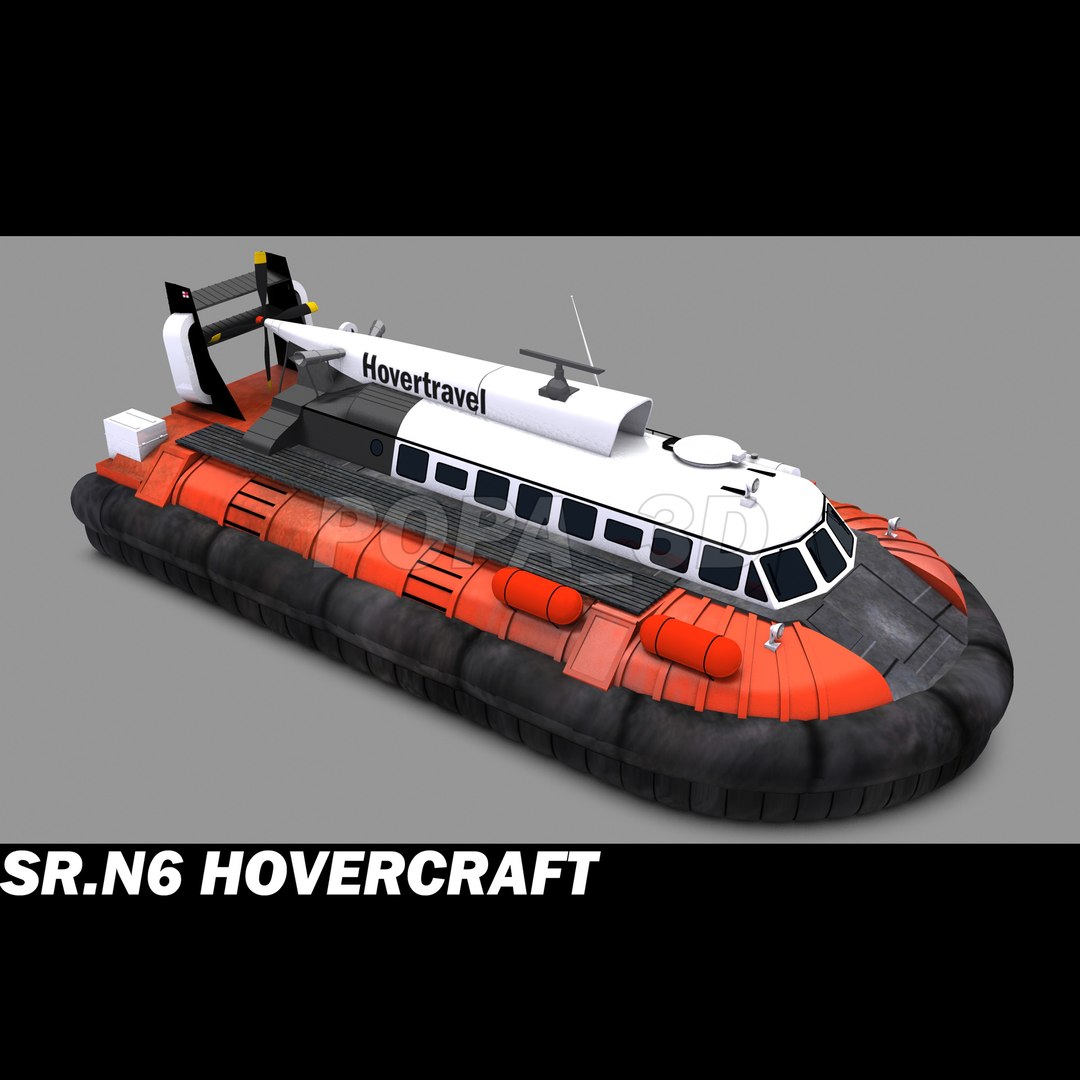 Hovercraft Hover Craft 3d 3ds