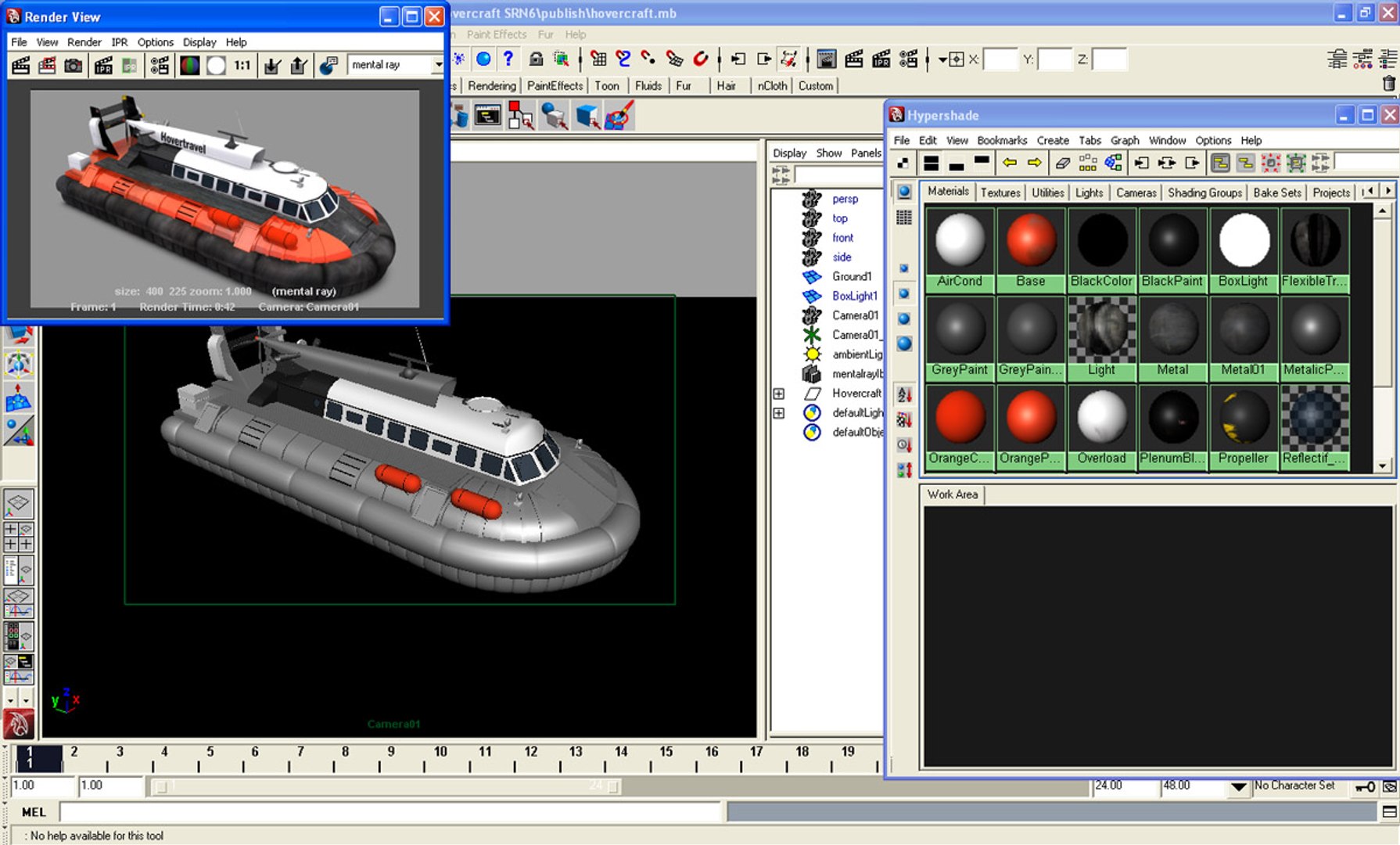 Hovercraft Hover Craft 3d 3ds