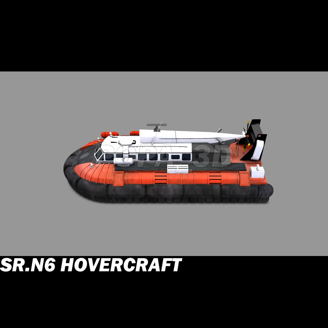 Hovercraft Hover Craft 3d 3ds