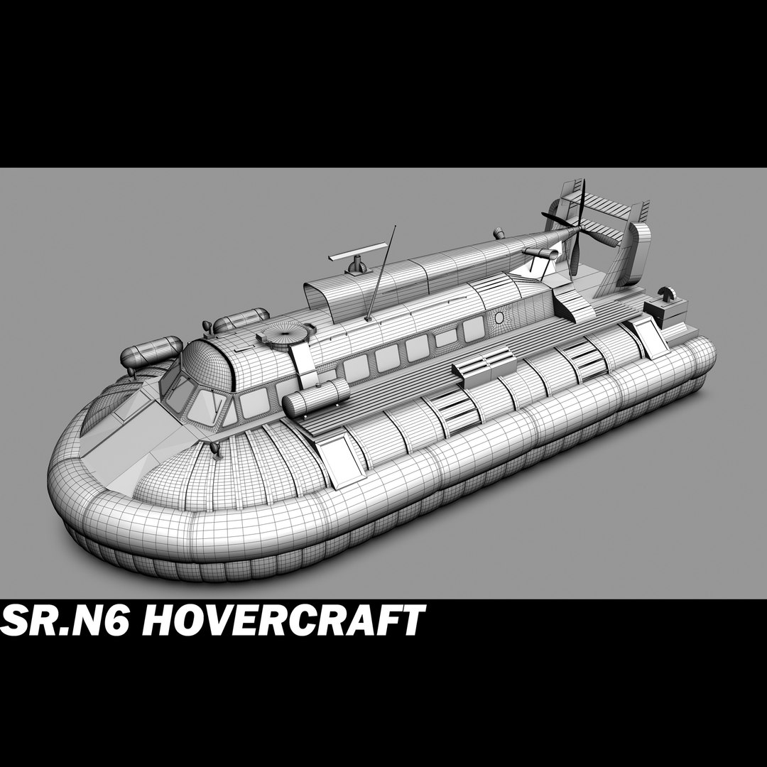 Hovercraft Hover Craft 3d 3ds