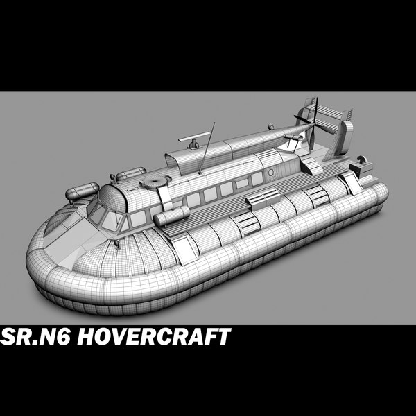 hovercraft hover craft 3d 3ds
