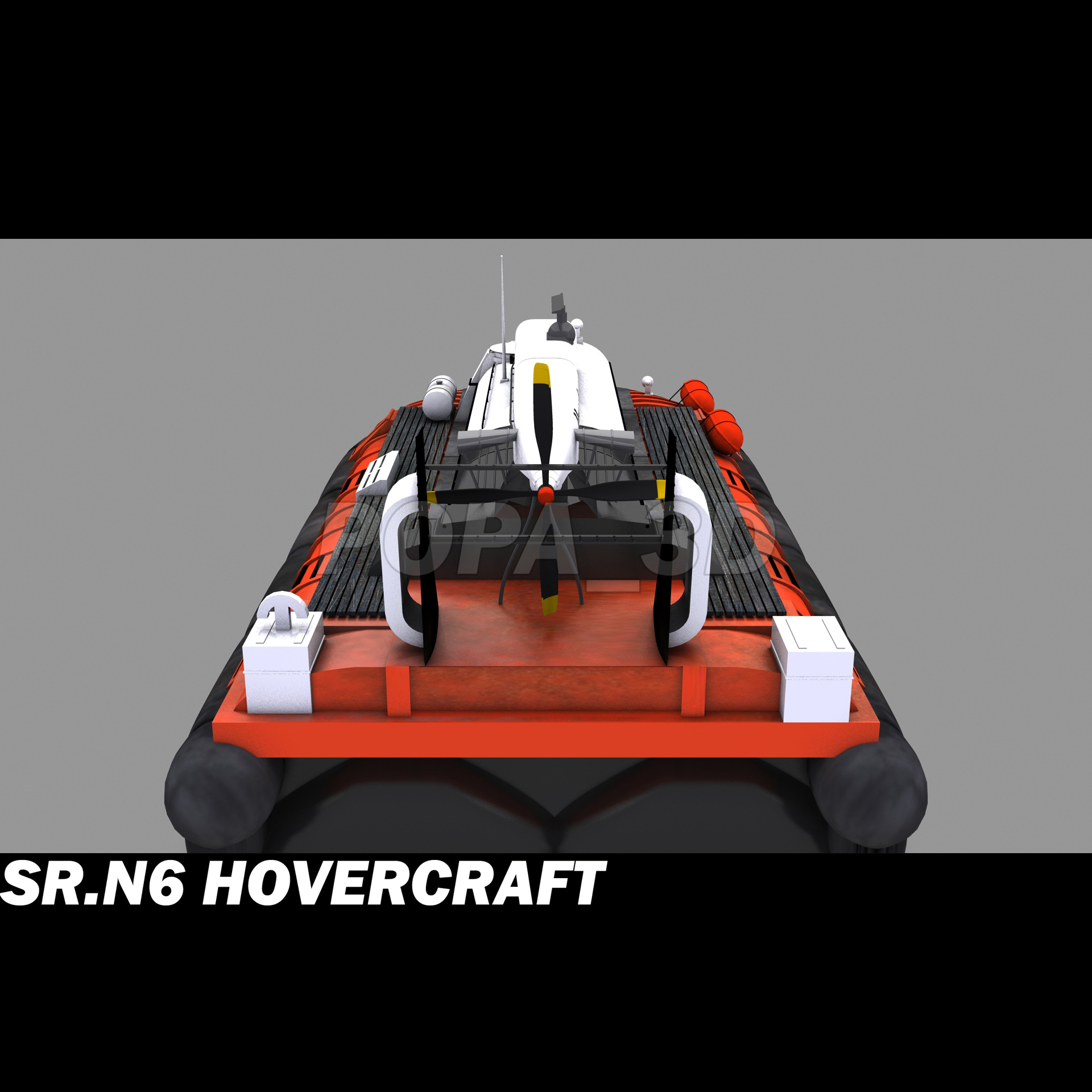 hovercraft hover craft 3d 3ds