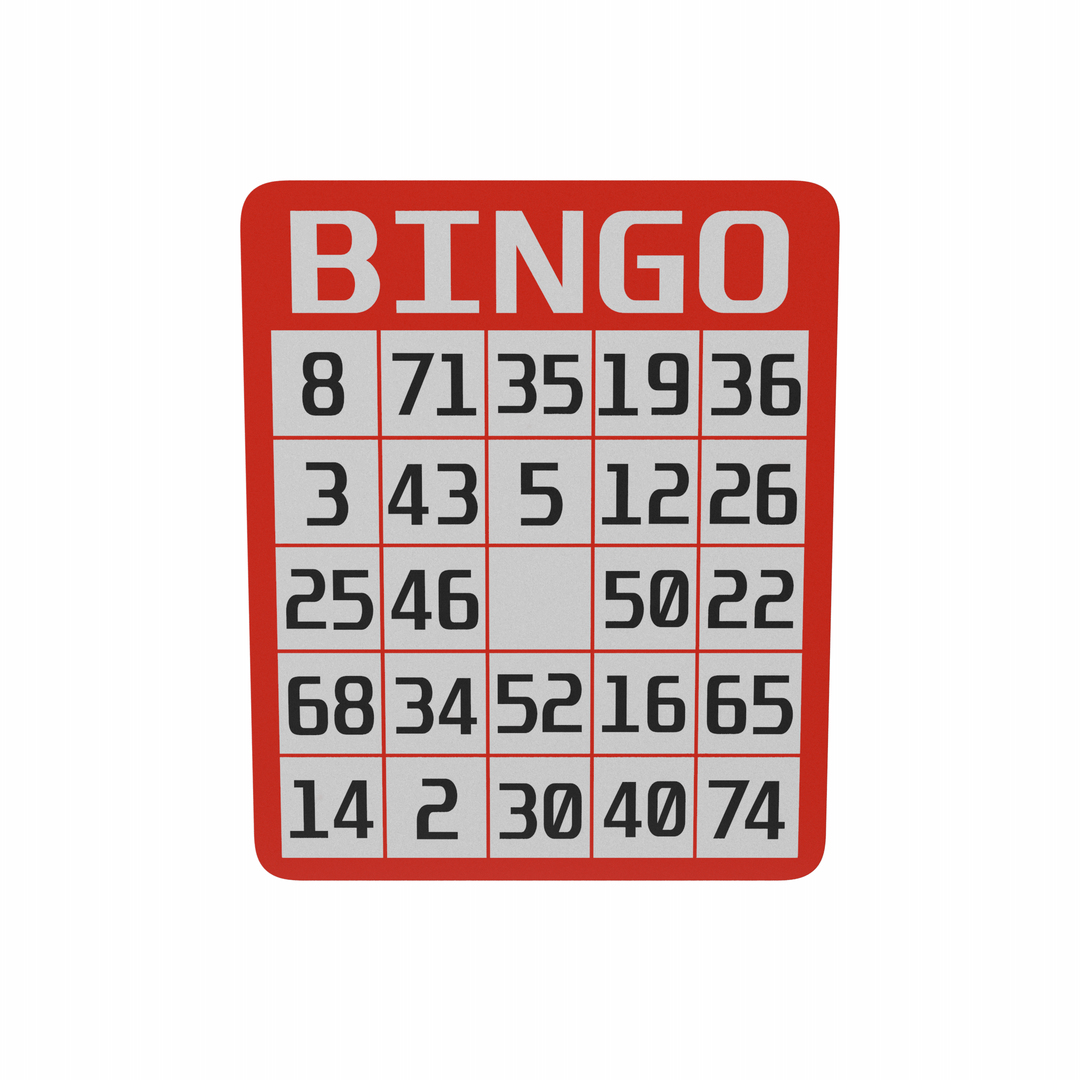 3D Model Bingo - TurboSquid 2259474