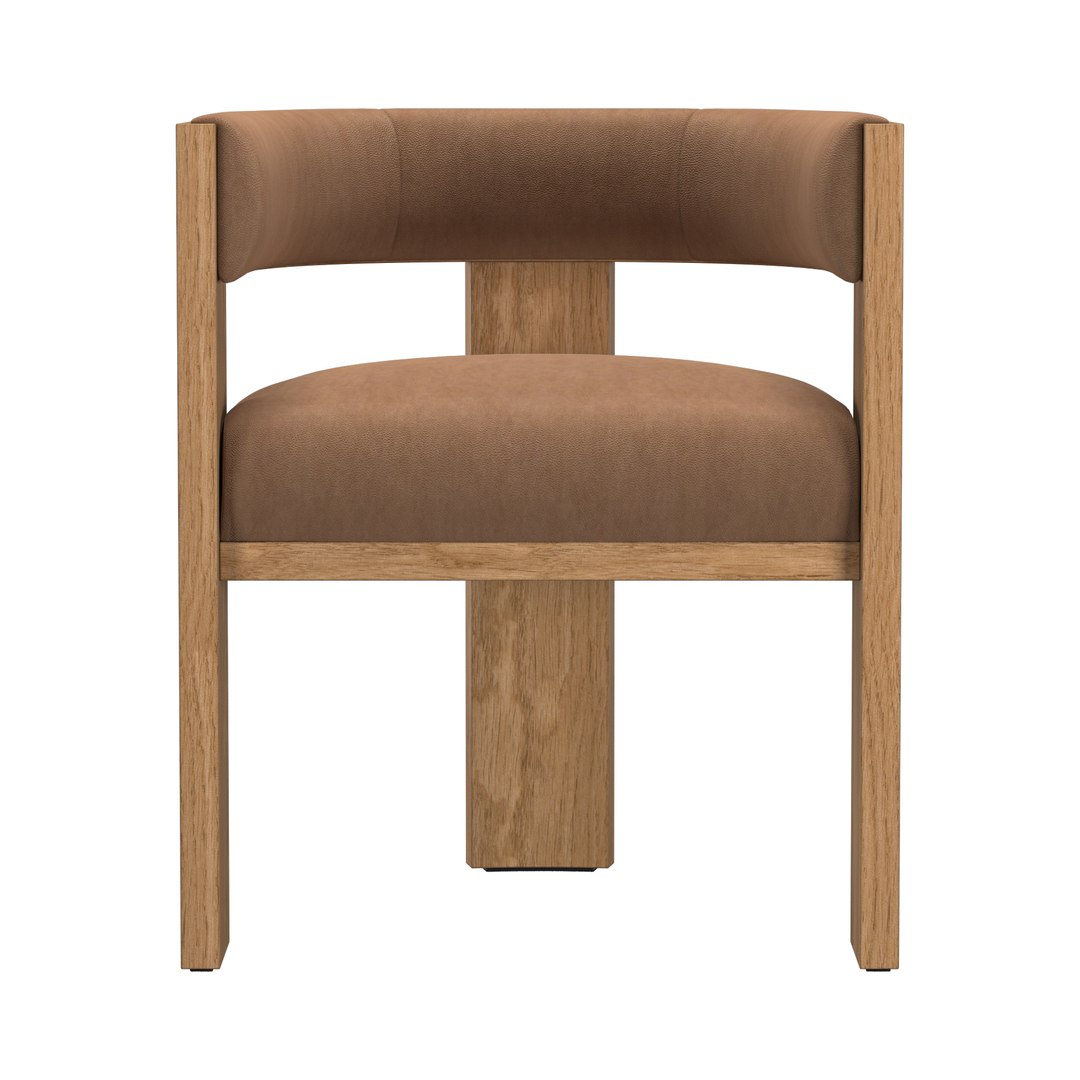ELGIN LEATHER DINING CHAIR 3D Model - TurboSquid 1953233