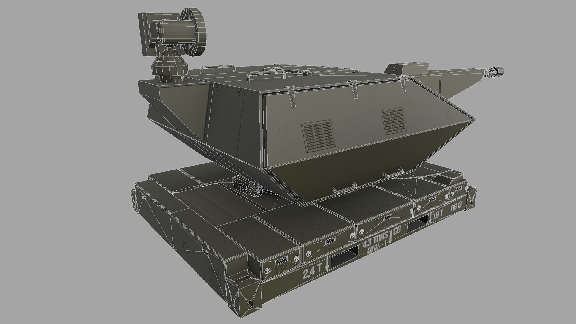3D Skyshield Air-defence System - TurboSquid 2072300