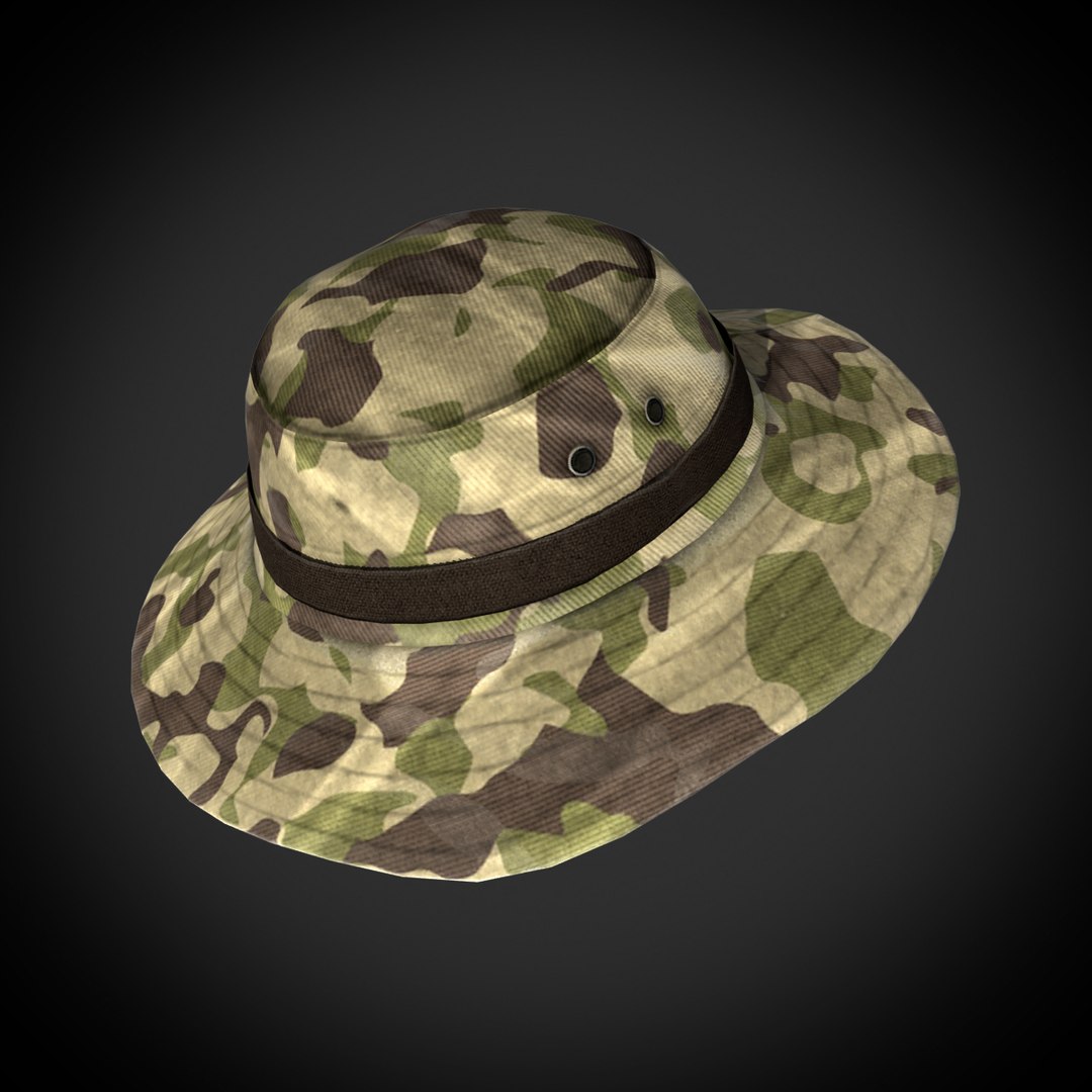 3d max military boonie hat