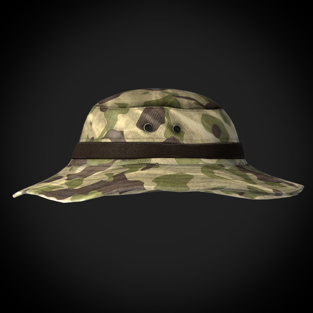 3d max military boonie hat