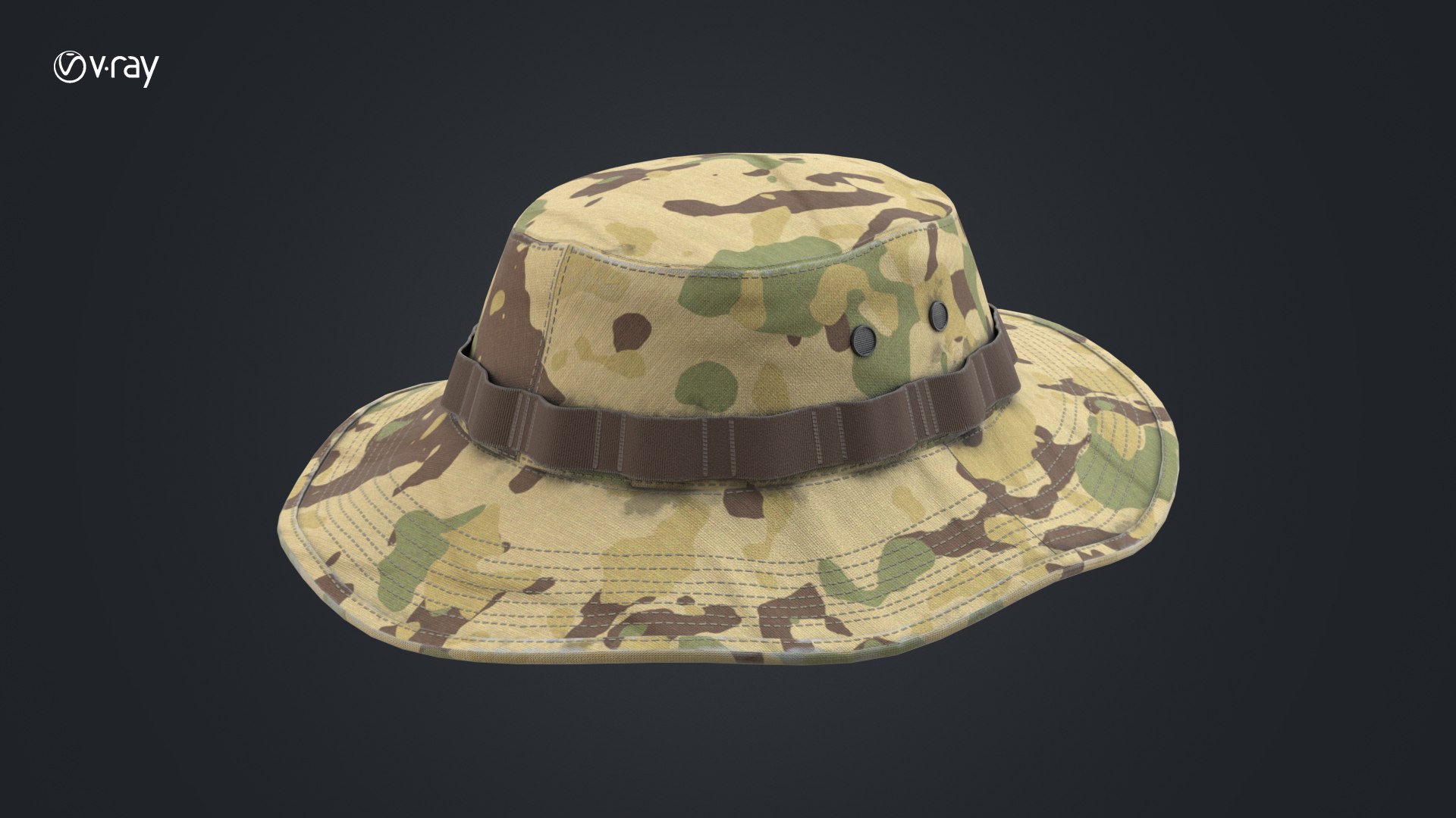 3d Max Military Boonie Hat