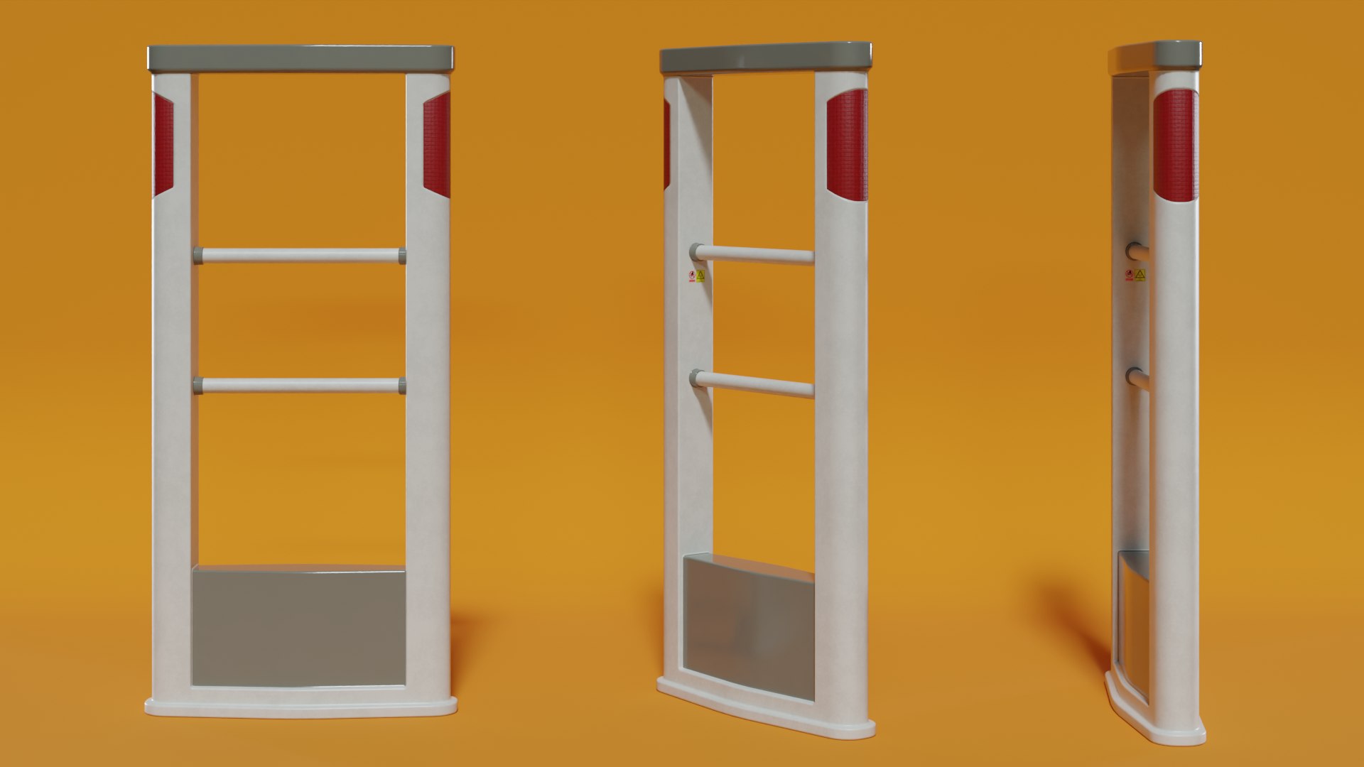 3D Model Mall Theft Detector 1 - TurboSquid 2329330