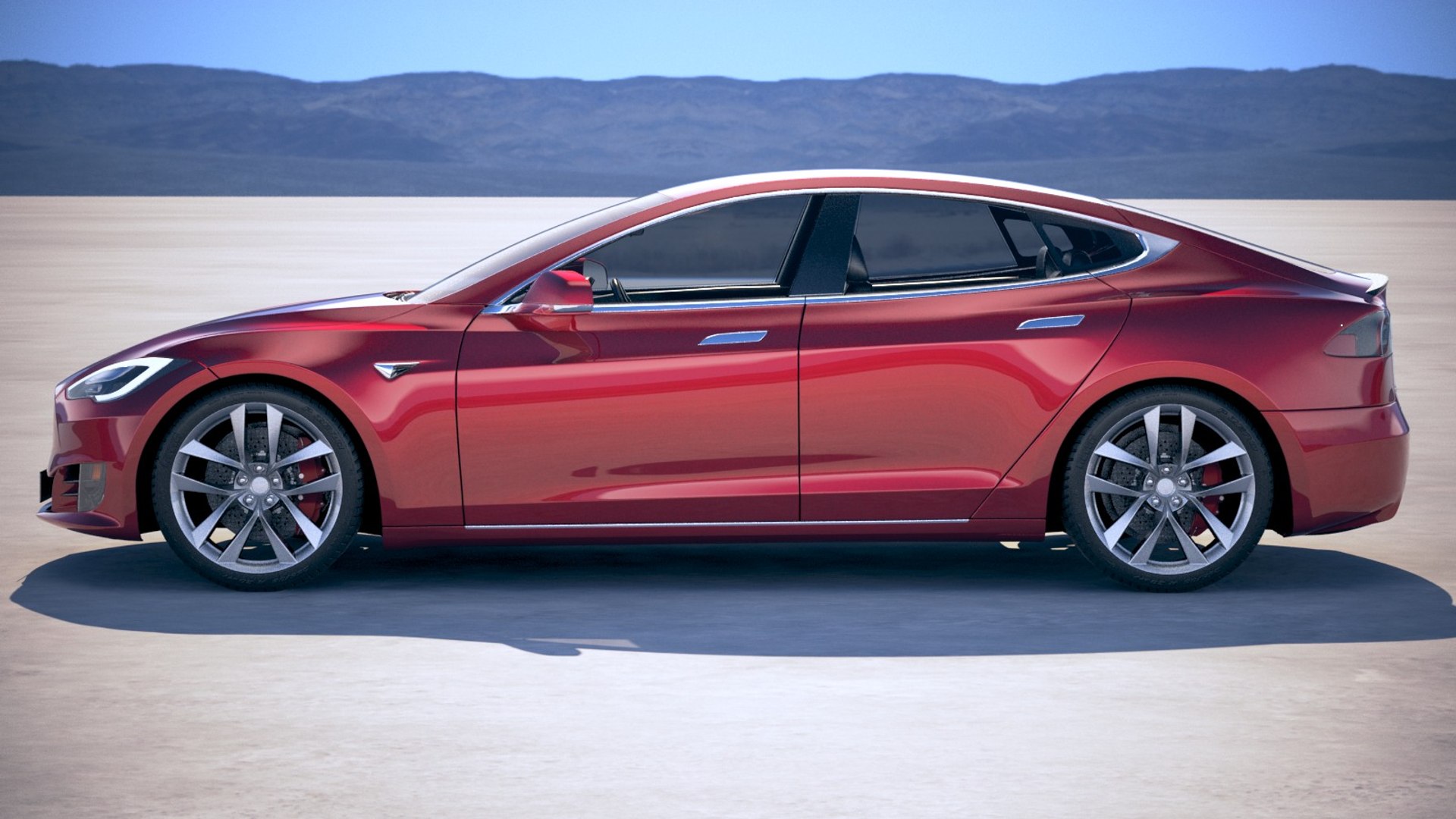 3D Tesla S P100d Model - TurboSquid 1175316