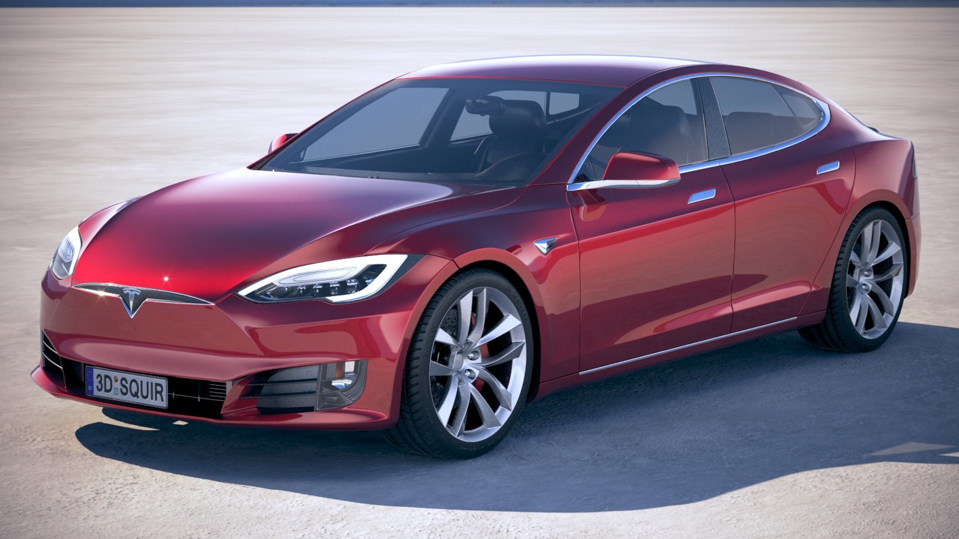 3D Tesla S P100d Model - TurboSquid 1175316