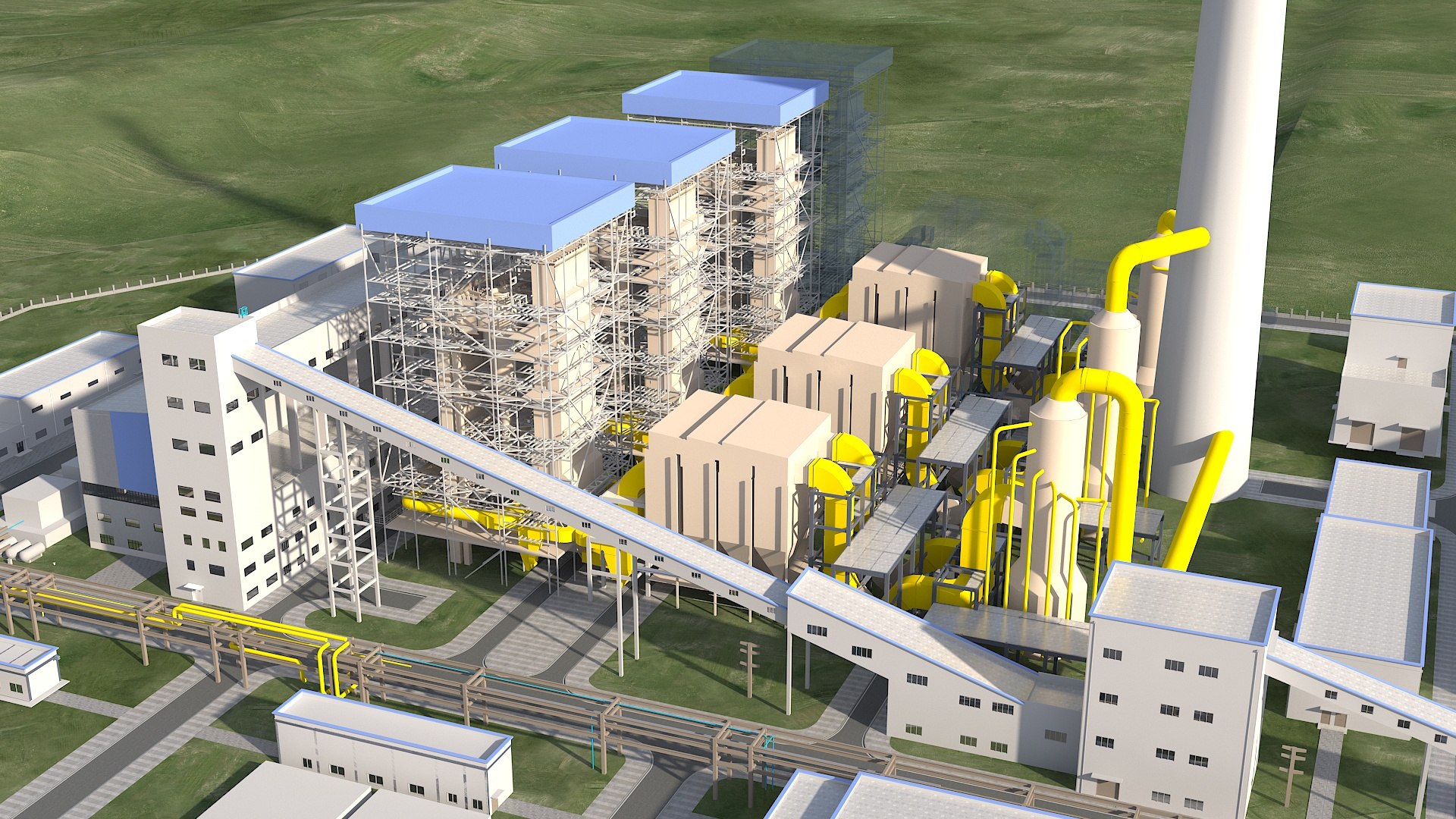 3D Power Plants Model - TurboSquid 2392484